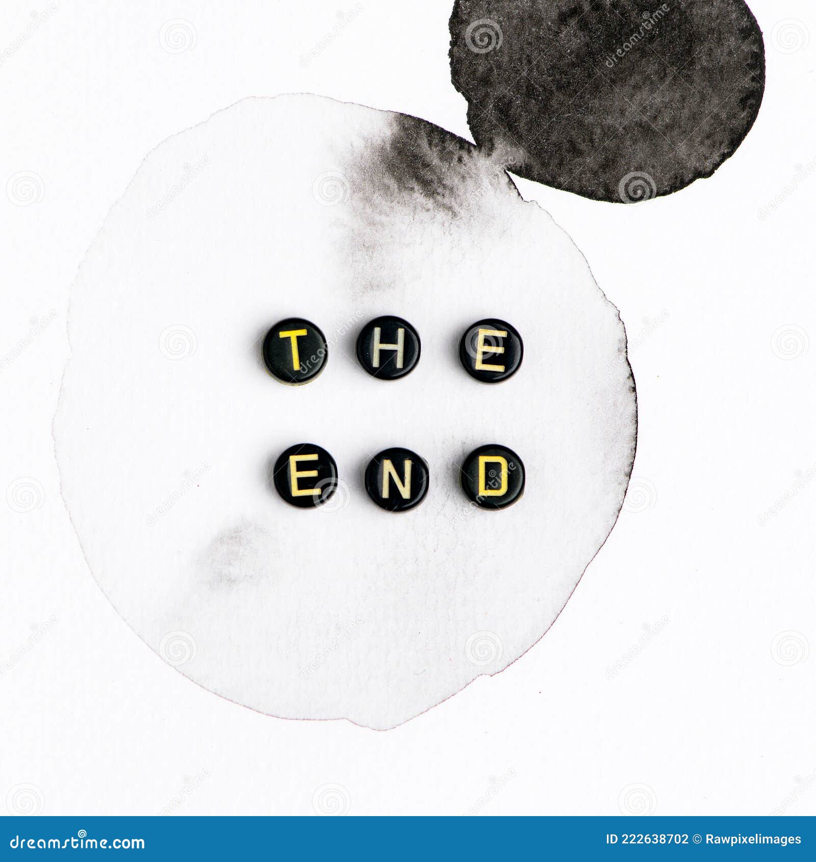 THE END Word Alphabet Letter Beads Stock Photography | CartoonDealer ...