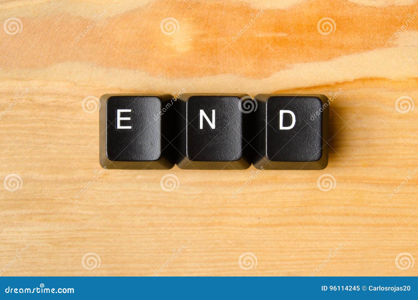 End word stock image. Image of typography, graphic, letters - 96114245