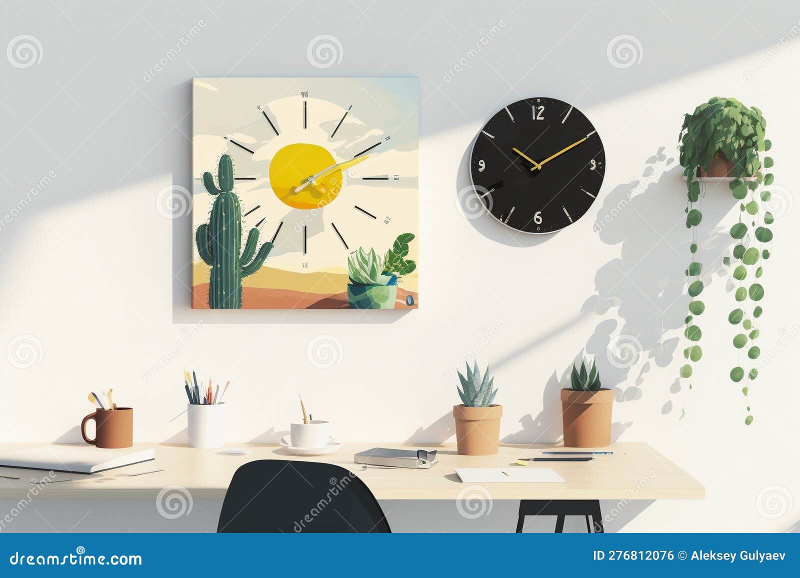 The End of the Work Day. the QUIET QUITTING Concept AI Generation Stock ...