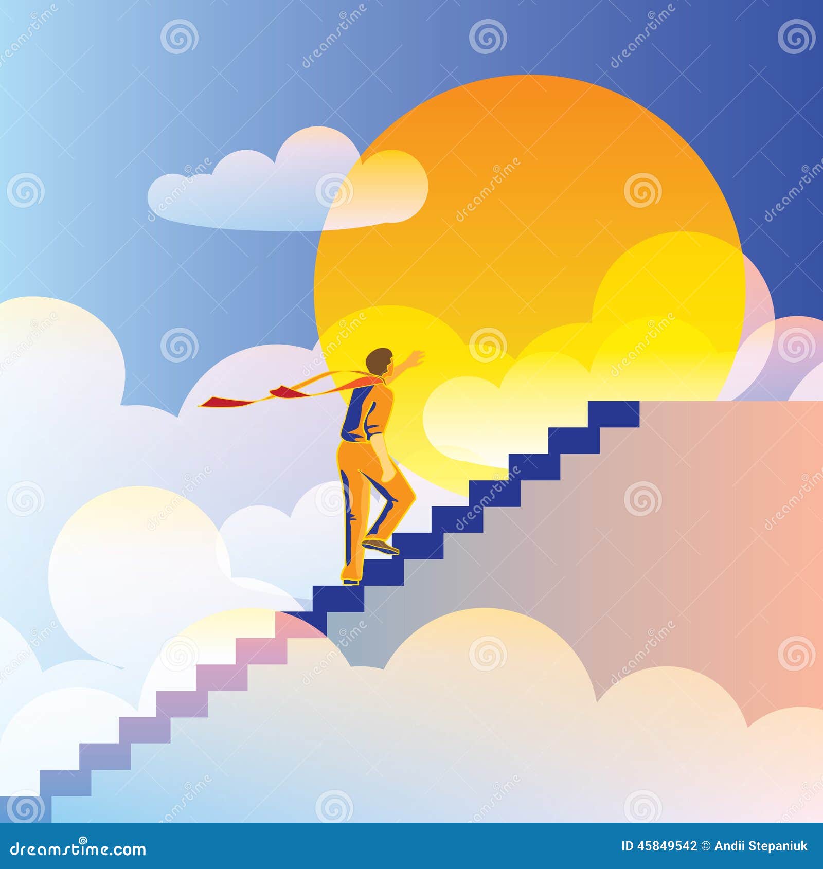 At the End of the World stock vector. Illustration of heaven - 45849542