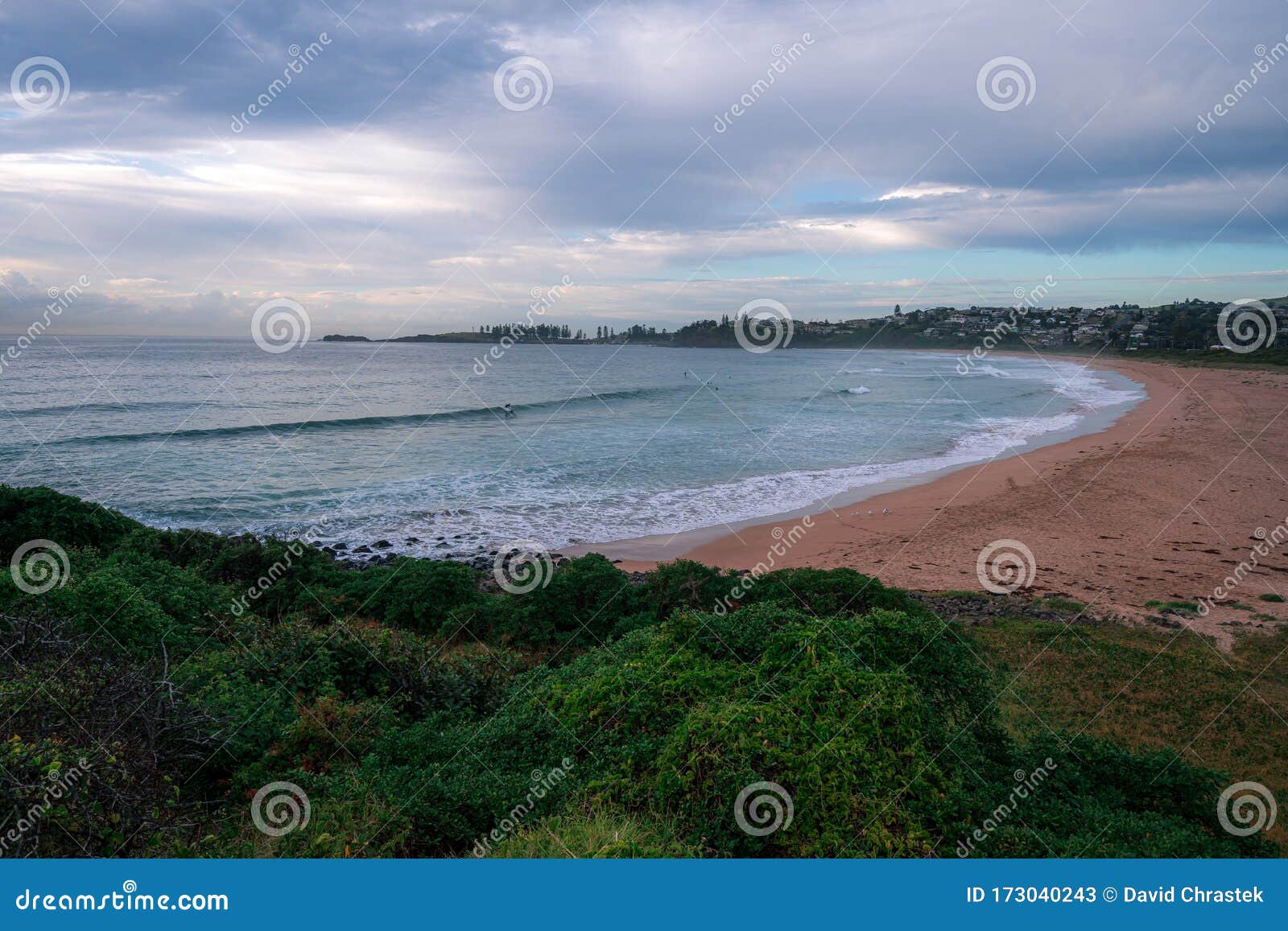 Sunrise at Bombo Headland, Australia Stock Image - Image of rock ...