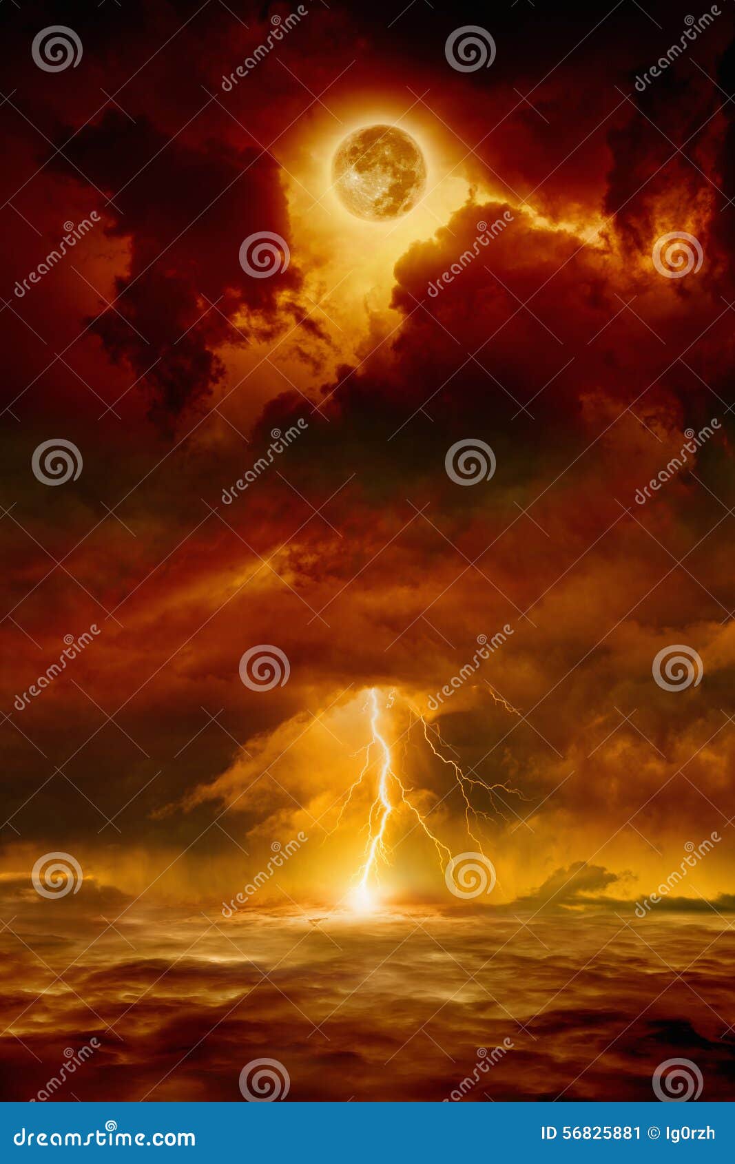 End of world stock image. Image of bible, thunderbolt - 56825881