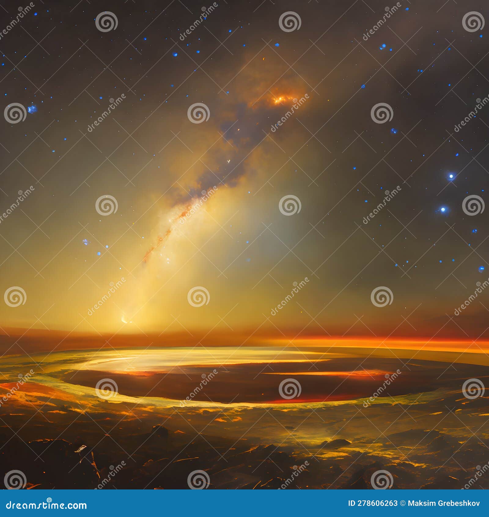End of the World, Planet Explosion. Generative Ai Stock Illustration ...
