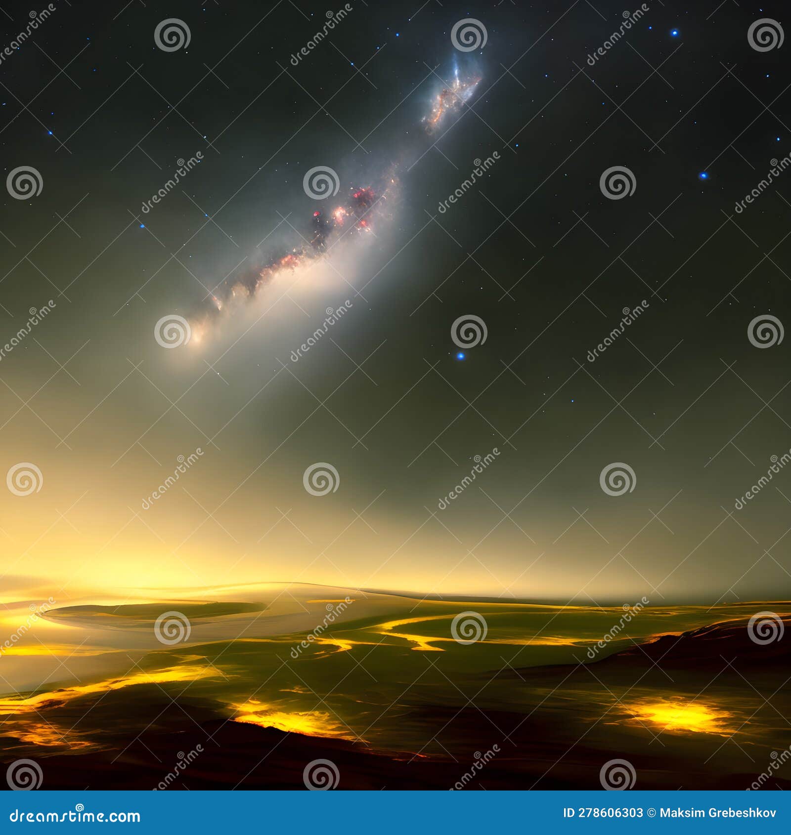 End of the World, Planet Explosion. Generative Ai Stock Illustration ...