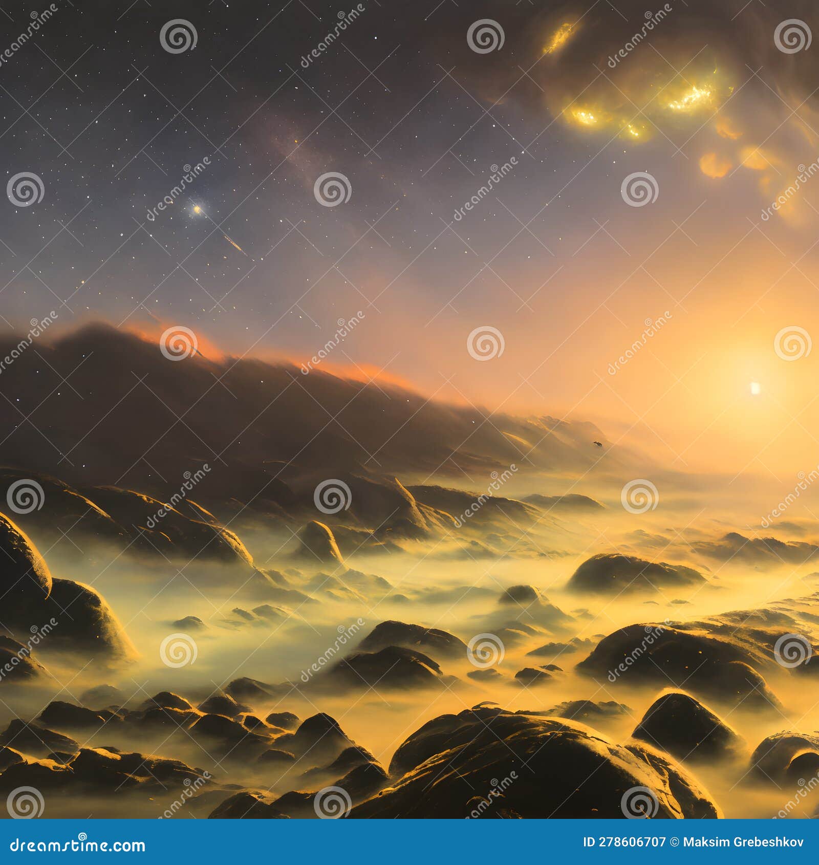 End of the World, Planet Explosion. Generative Ai Stock Illustration ...