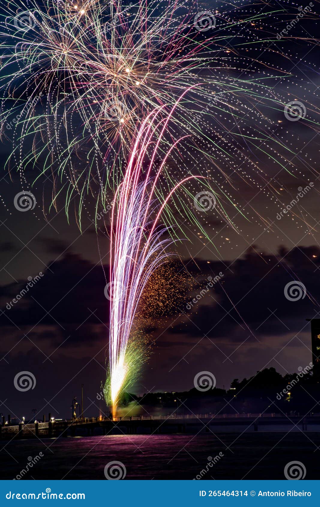 2022-23 End of the Year Firewoks Stock Photo - Image of event, year ...