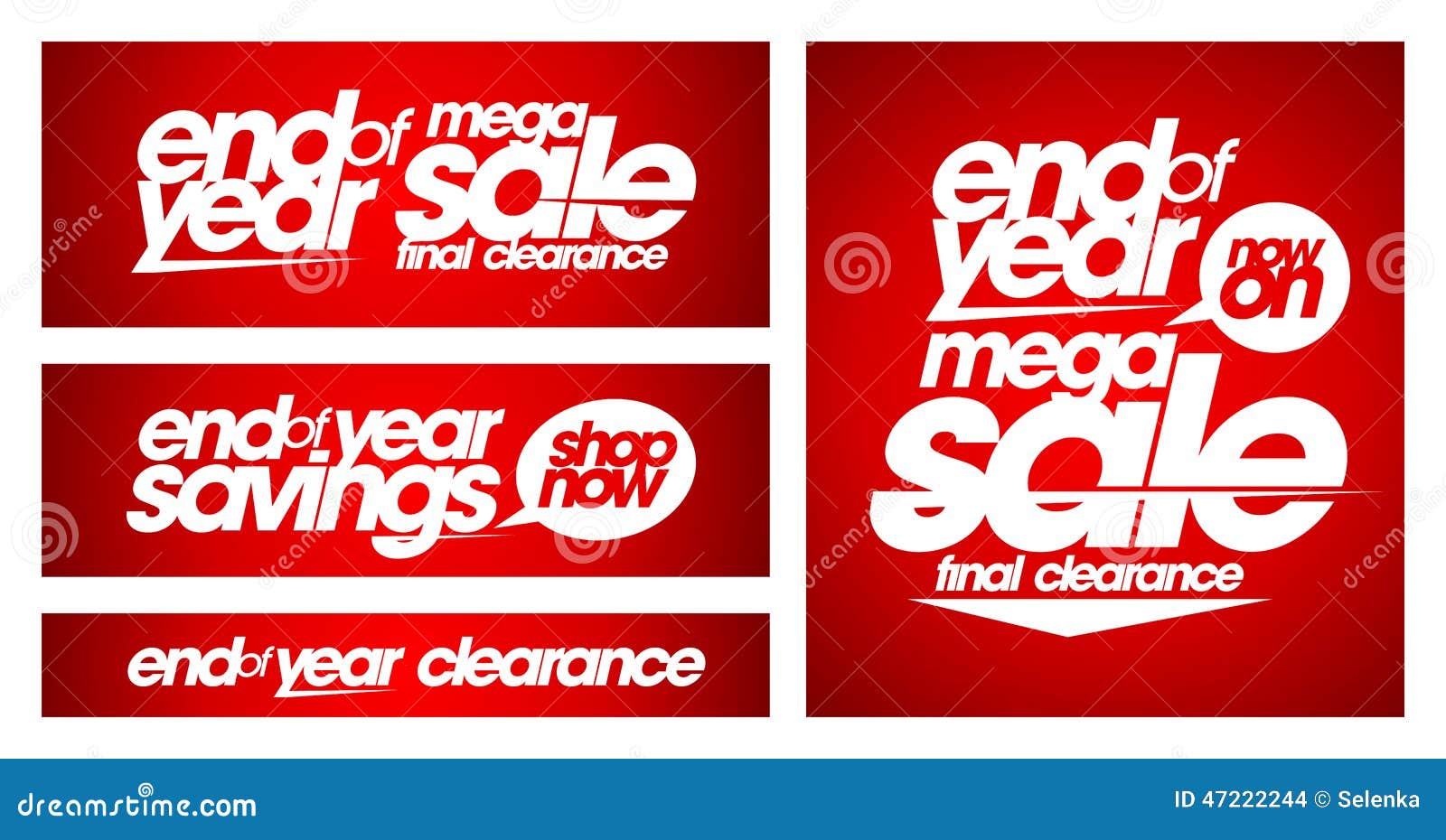 End Year Mega Sale Banners Stock Illustrations – 13 End Year Mega Sale ...
