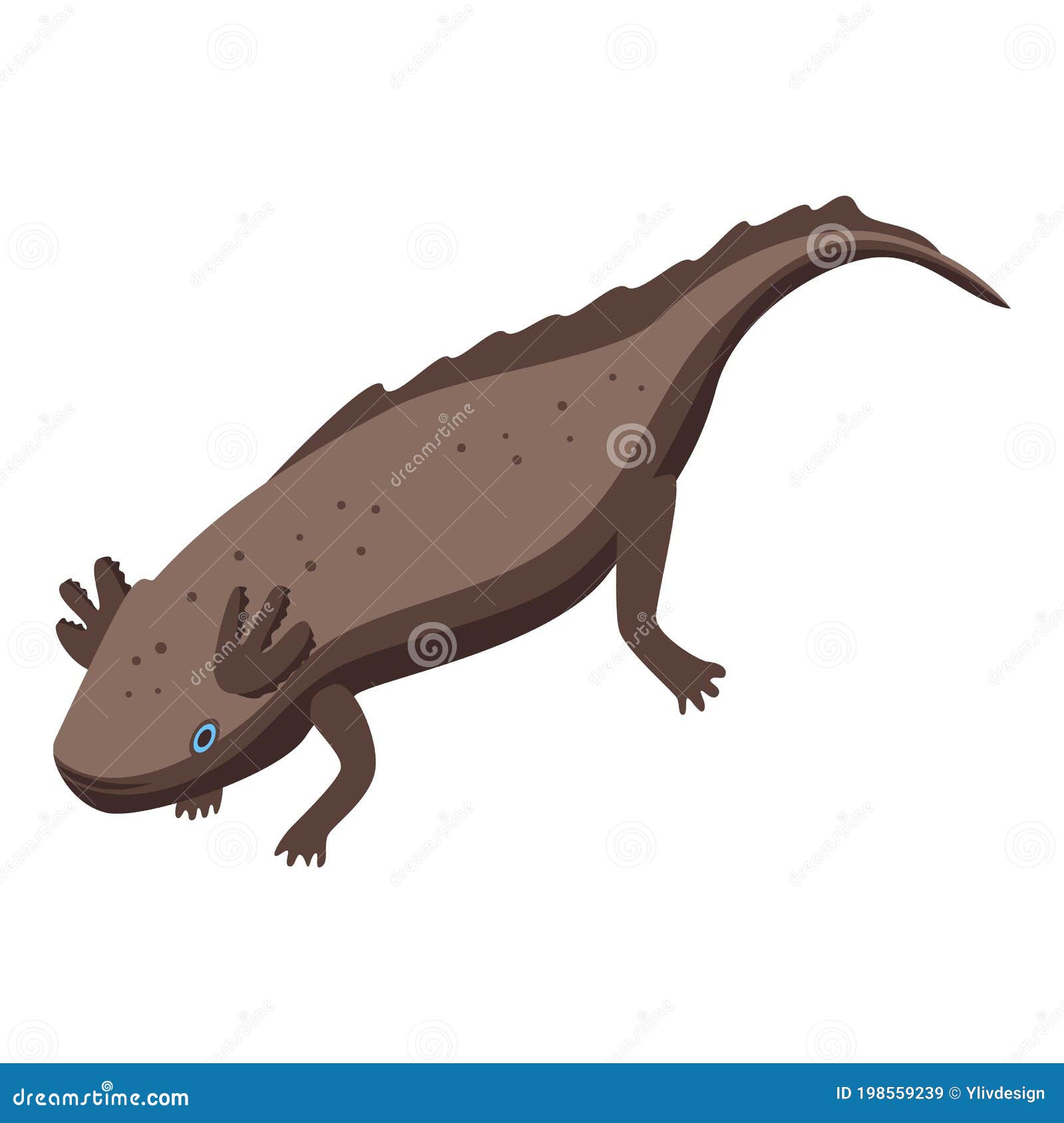 Sad Axolotl Icon, Cartoon Style Vector Illustration | CartoonDealer.com ... Sad Axolotl Icon, Cartoon Style Vector Illustration | CartoonDealer.com ...