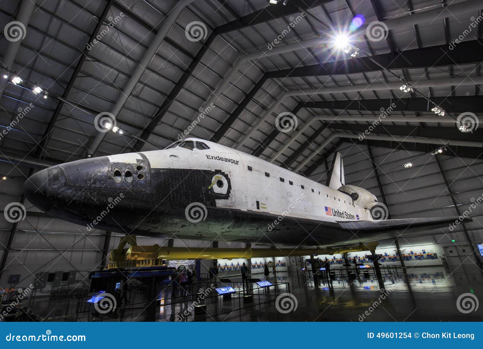 Endeavour space shuttle editorial stock image. Image of travel - 49601254