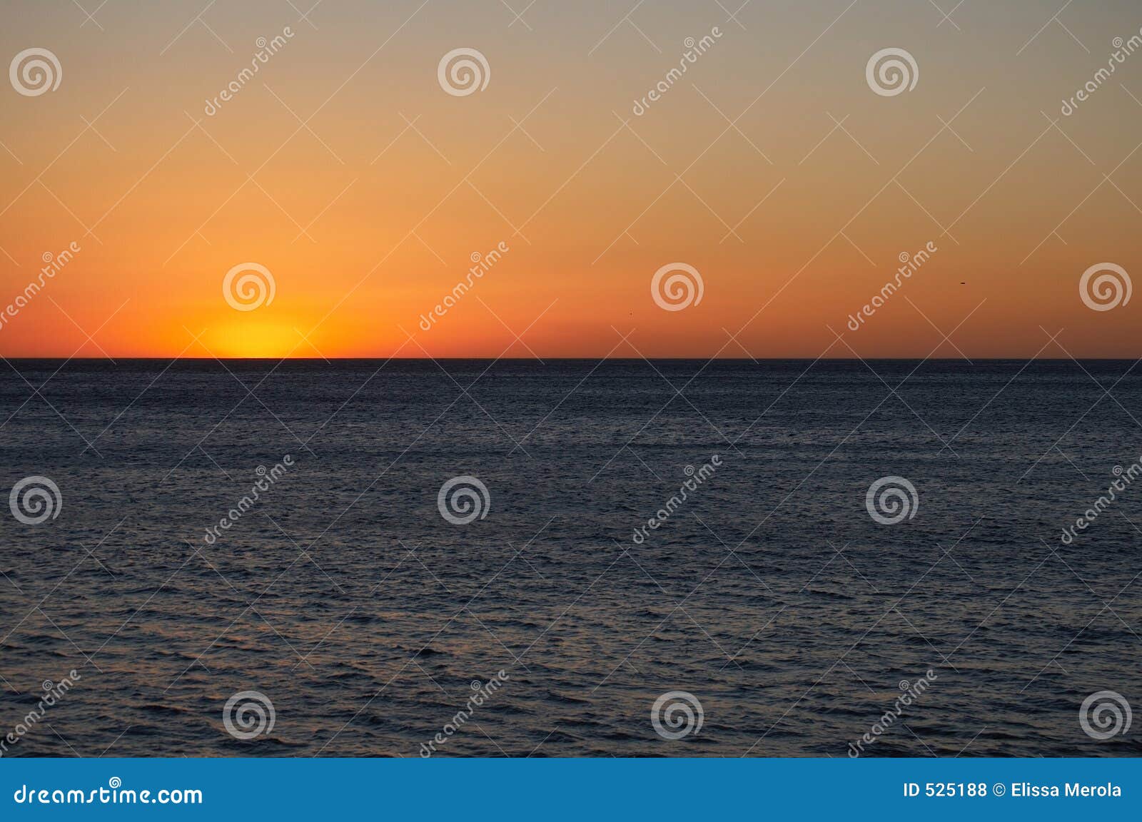 An Ending Ocean Sunset stock photo. Image of golden, dusk - 525188