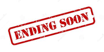 Ending Soon Rubber Stamp Vector Stock Vector - Illustration of icon ...