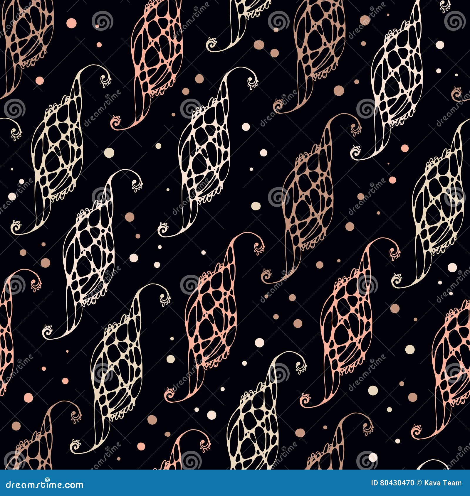 Endless Abstract Decor Pattern Stock Vector - Illustration of repeat ...