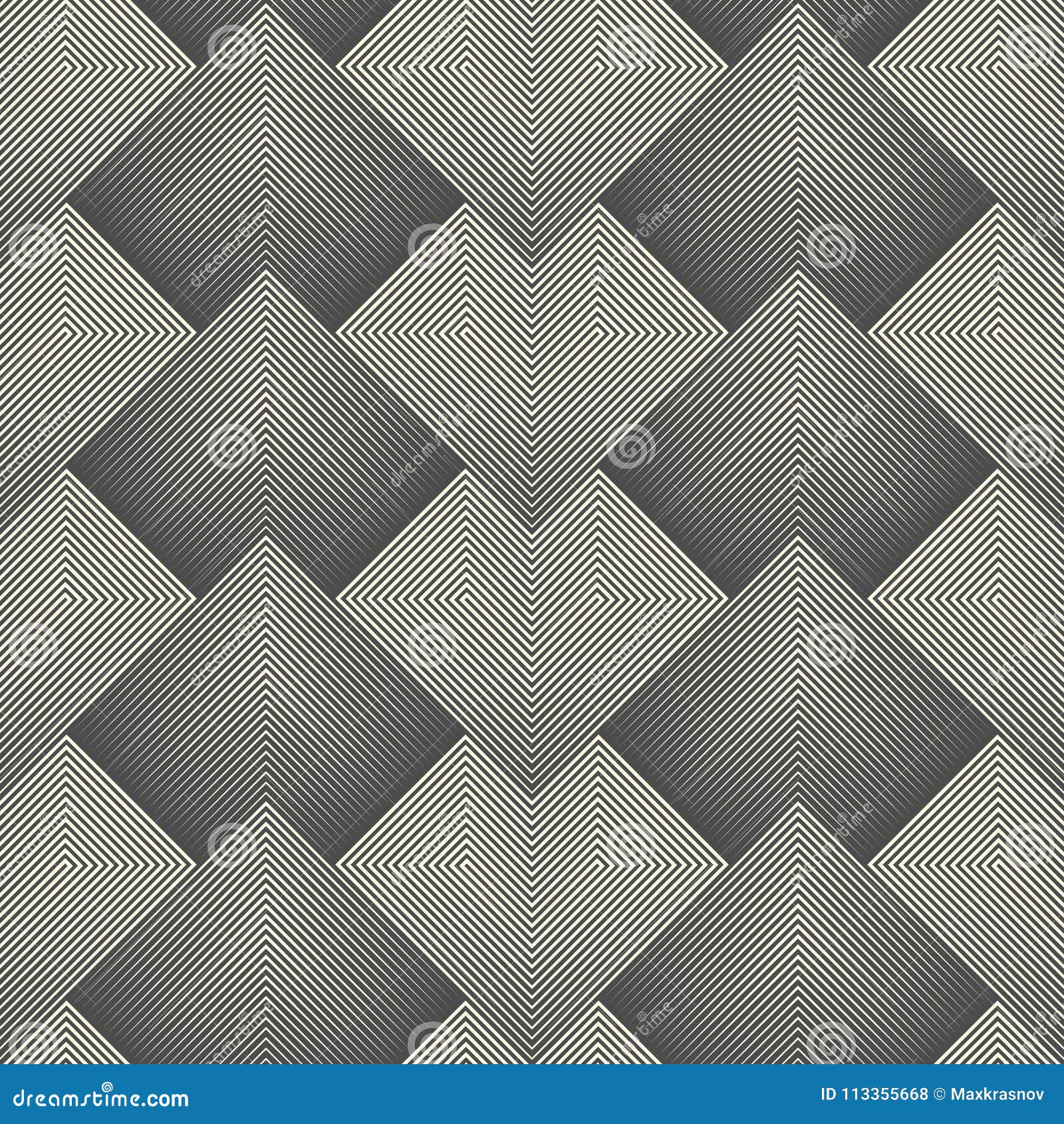 Endless Abstract Monochrome Background. Vector Regular Texture ...