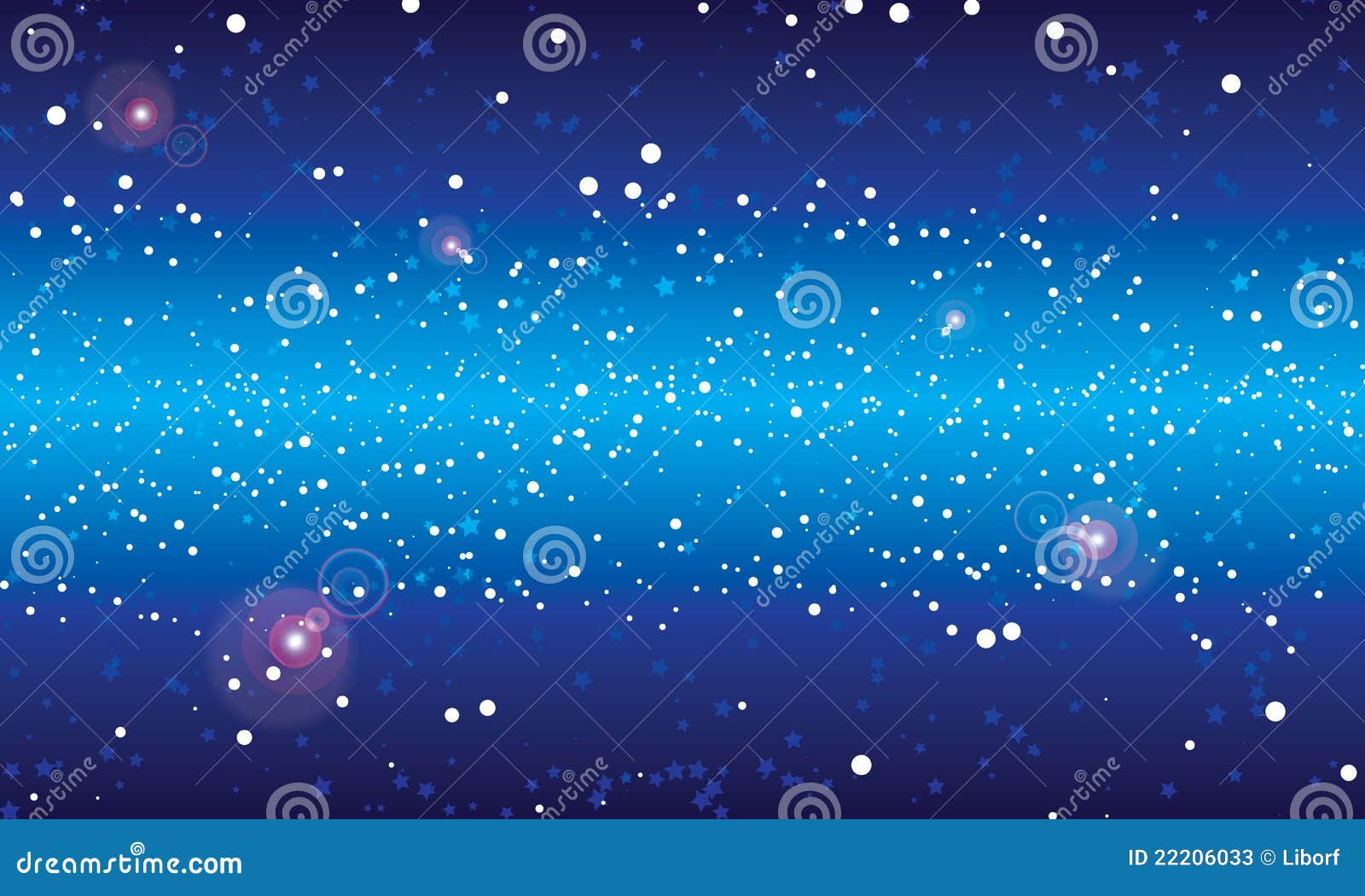 Endless blue universe. stock vector. Illustration of backdrop - 22206033