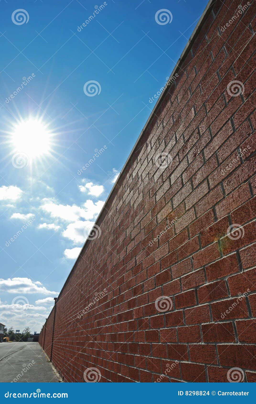 Endless brick wall stock photo. Image of infinity, endless - 8298824