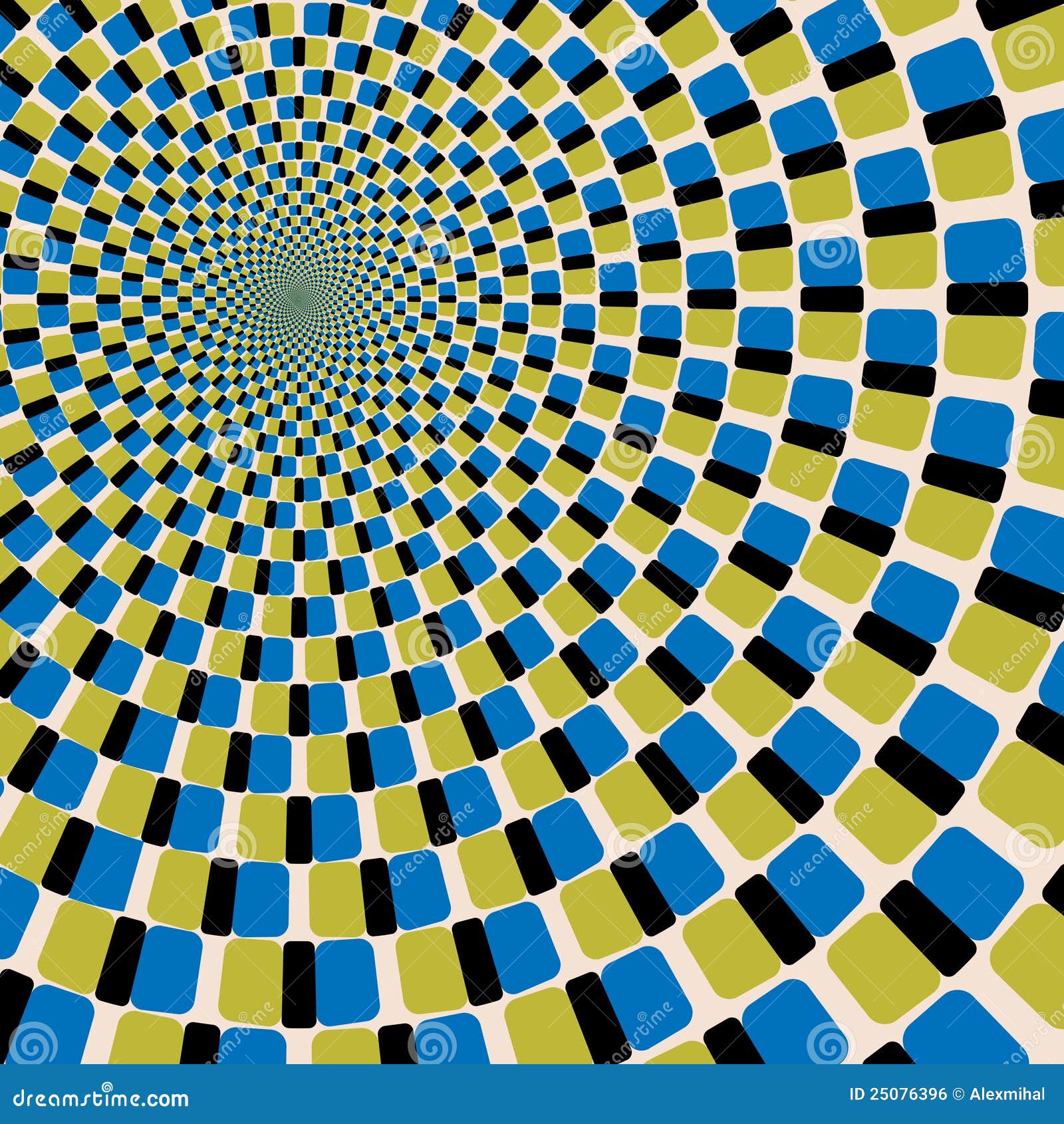 Endless circle stock vector. Illustration of curtain - 25076396