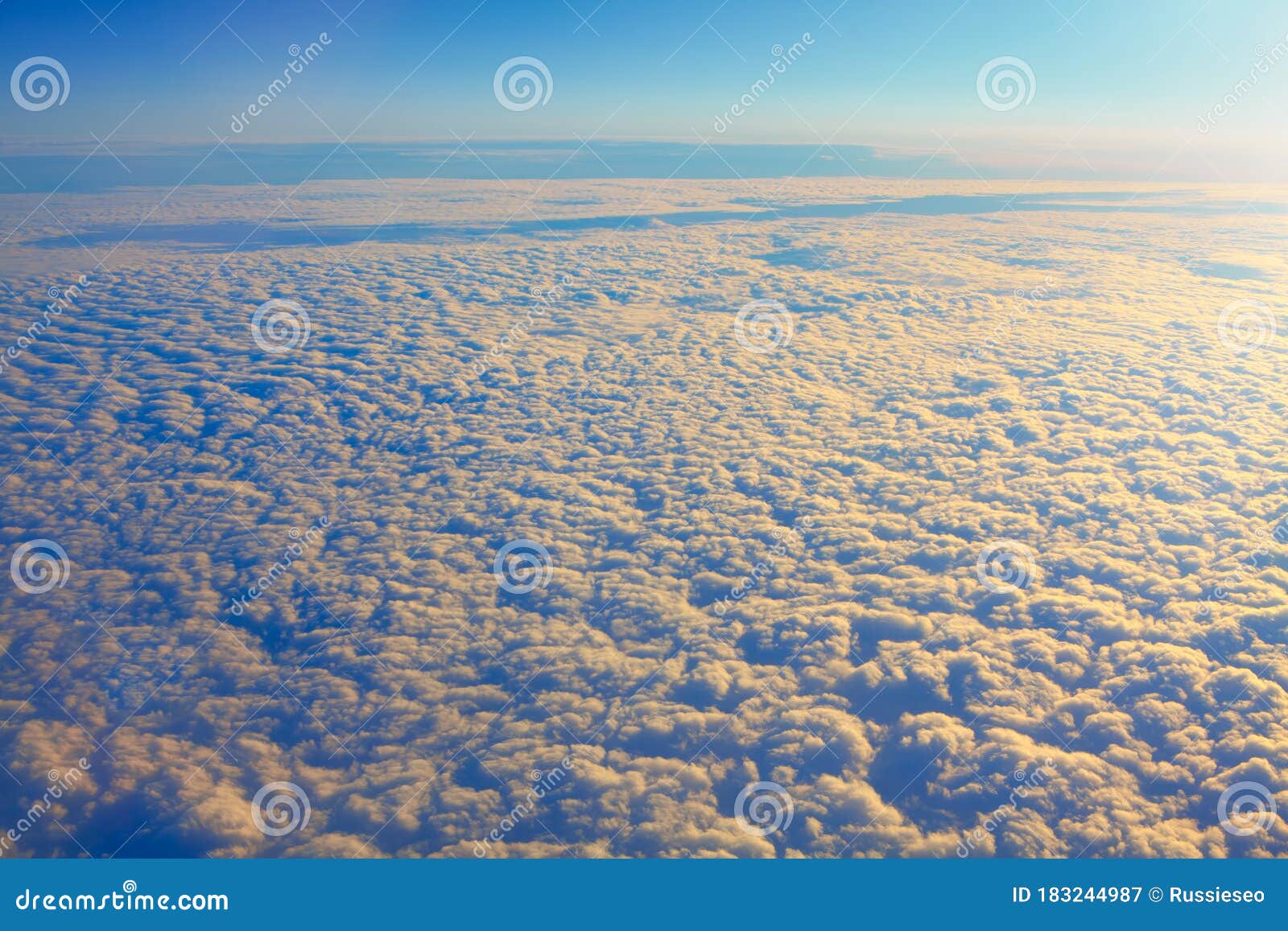 Endless clouds stock image. Image of global, panorama - 183244987