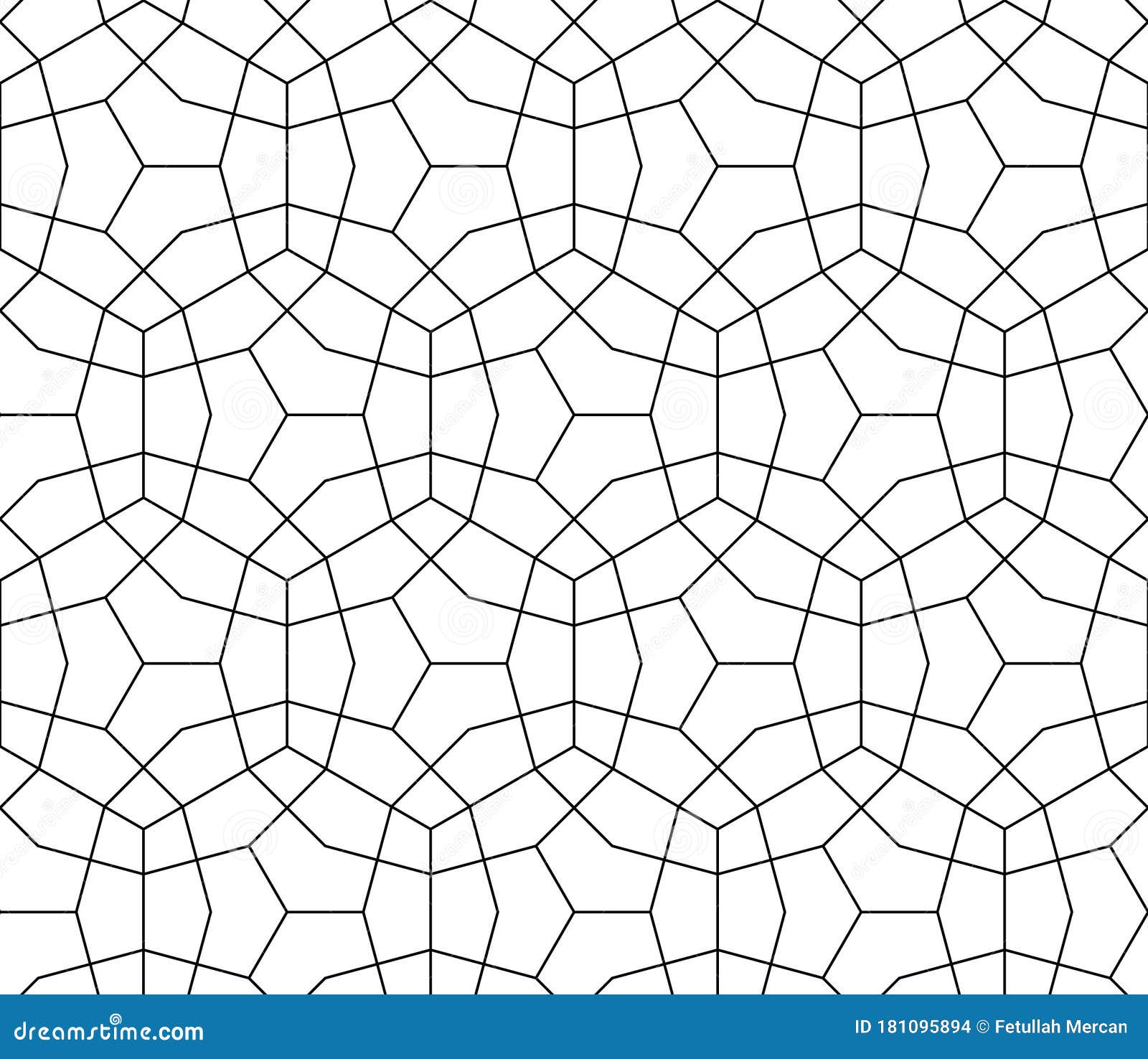 Endless Complex Pattern stock vector. Illustration of endless - 181095894