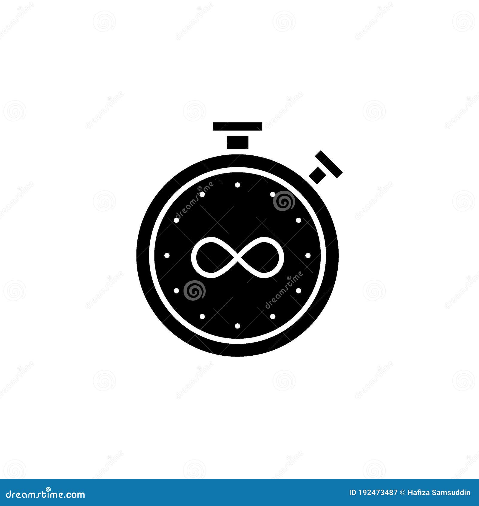 Endless Countdown Concept. Vector Illustration Decorative Design Stock ...