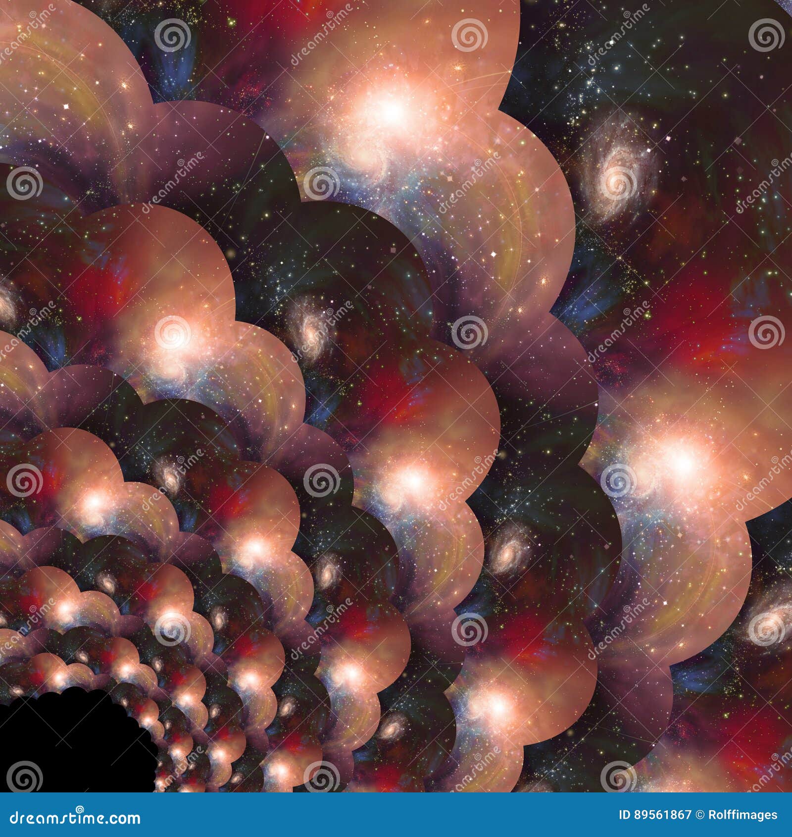 Endless dimensions stock illustration. Illustration of field - 89561867