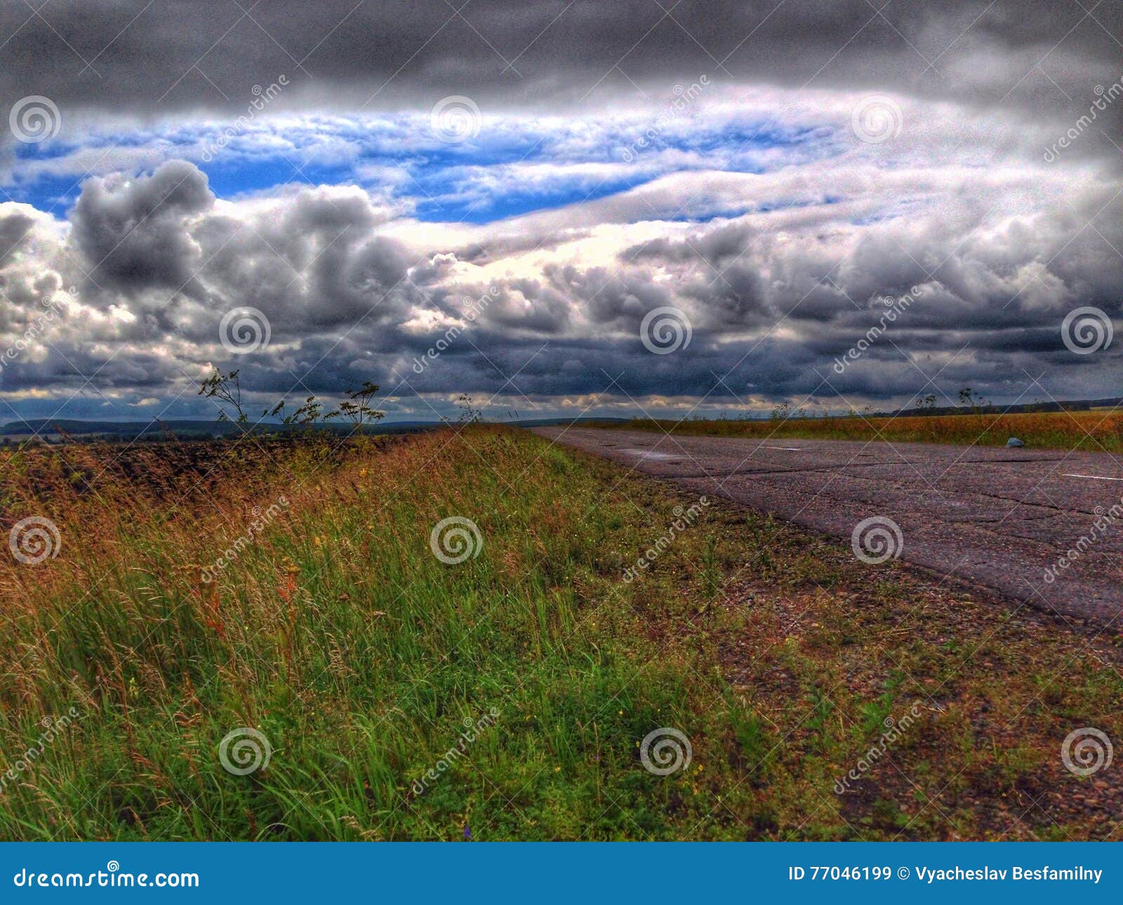 Endless fields stock image. Image of siberia, charm, sunset - 77046199