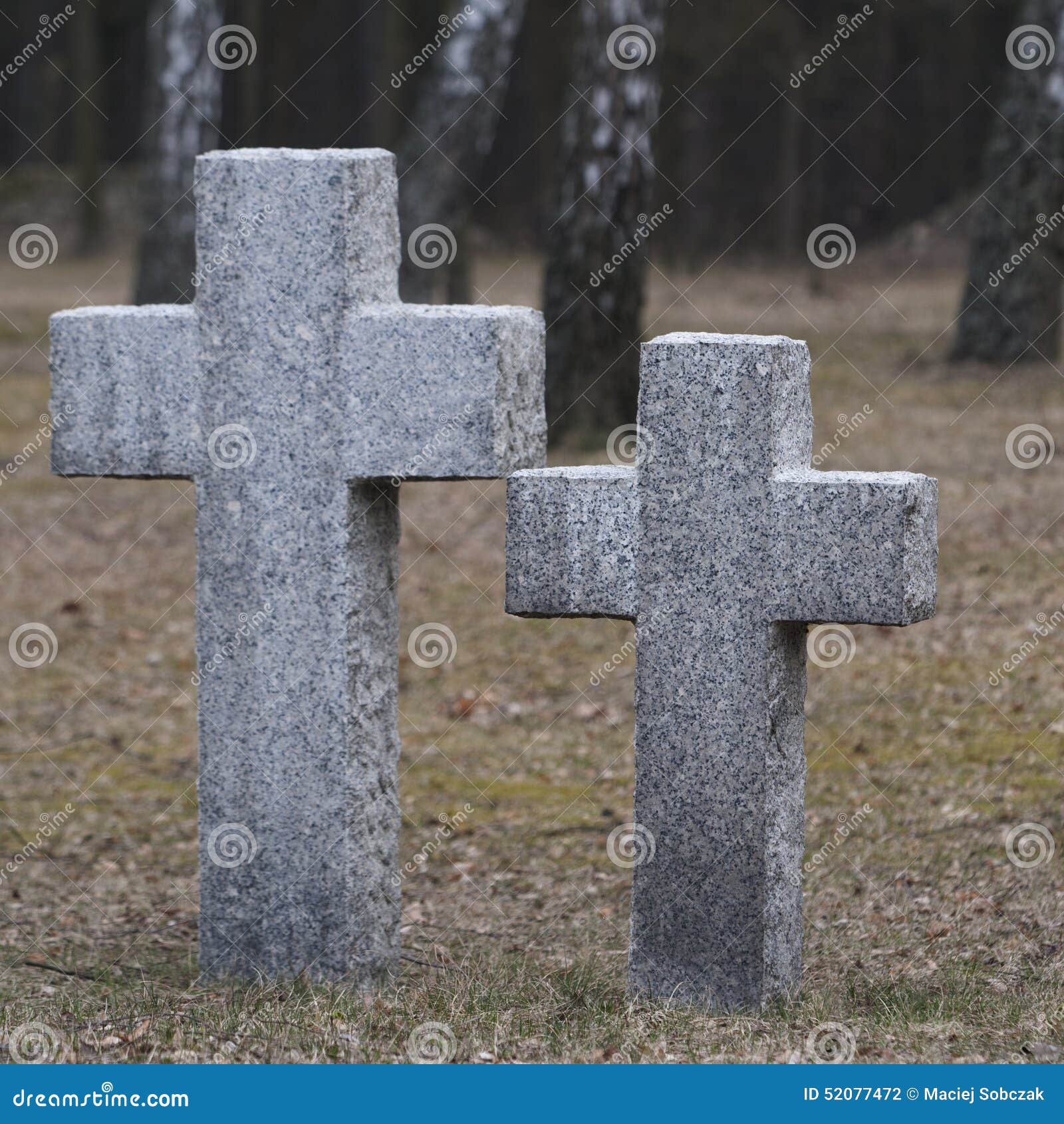 Endless Graveyard in Poland Stock Photo - Image of sadness, grief: 52077472