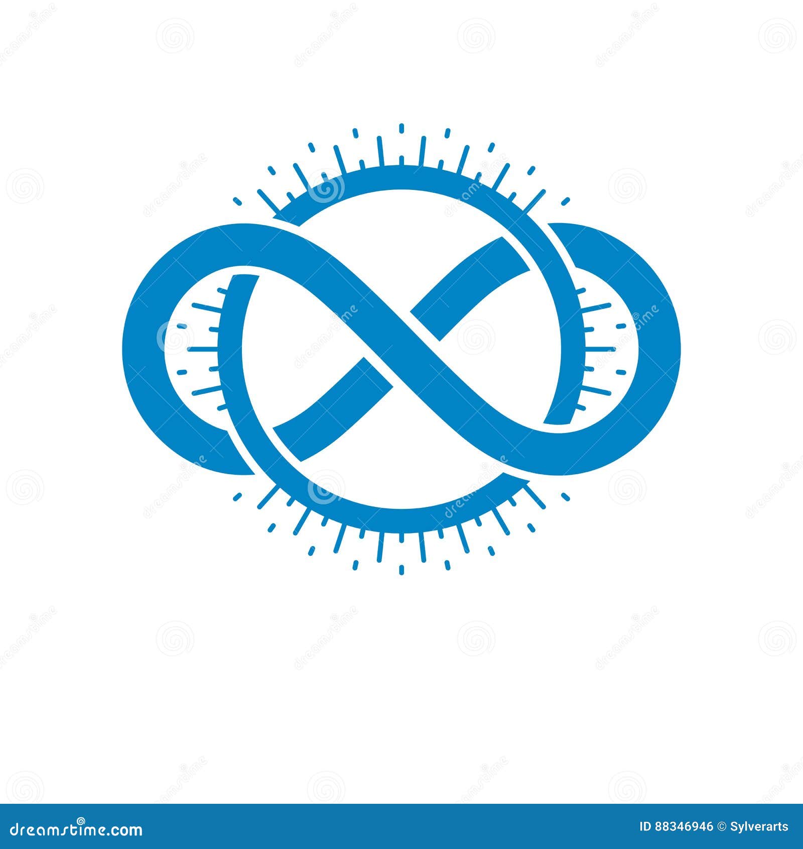 Endless Infinity Loop Vector Symbol, Conceptual Logo Special Design ...