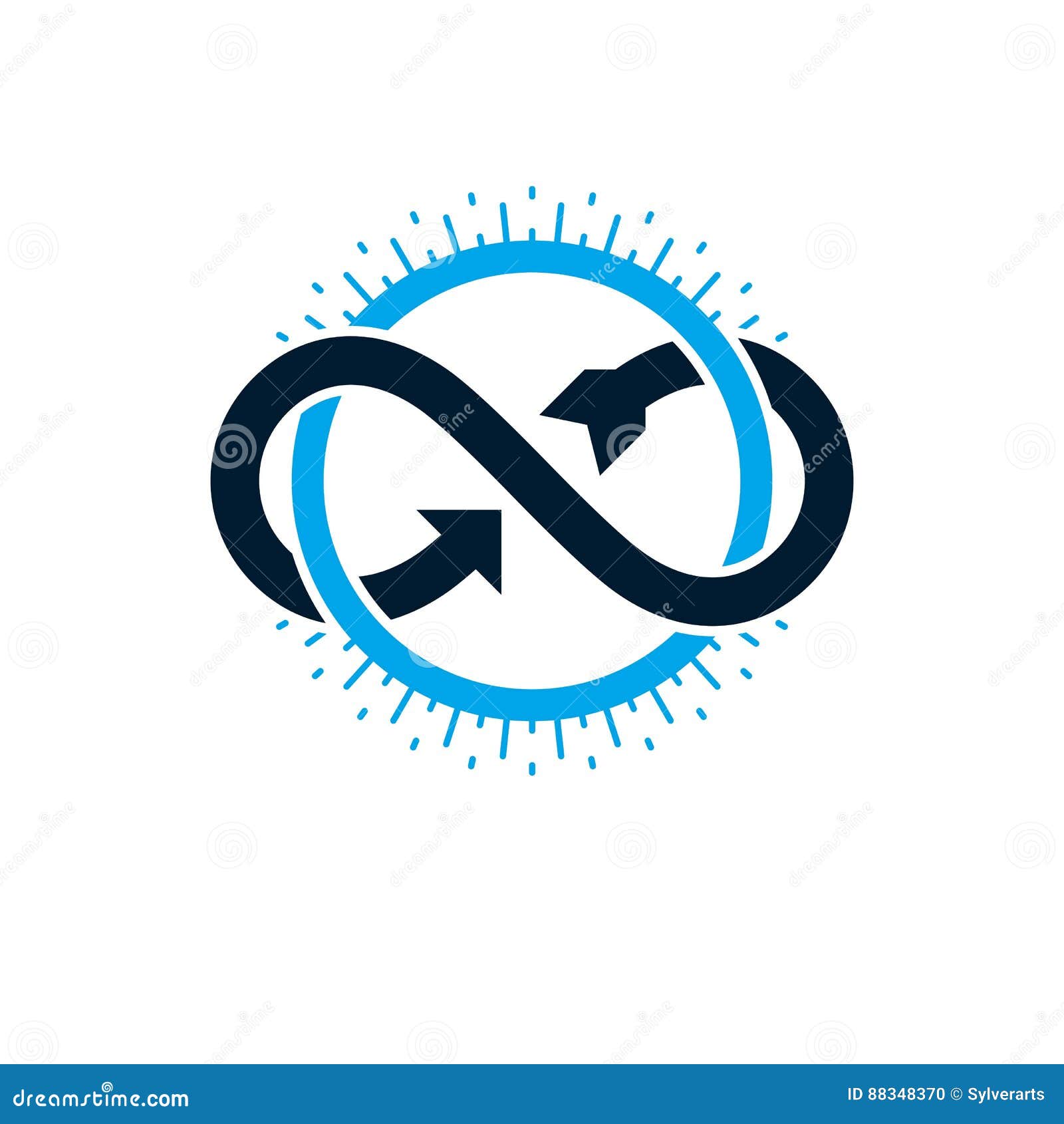 Endless Infinity Loop Conceptual Logo, Vector Special Sign. Stock ...