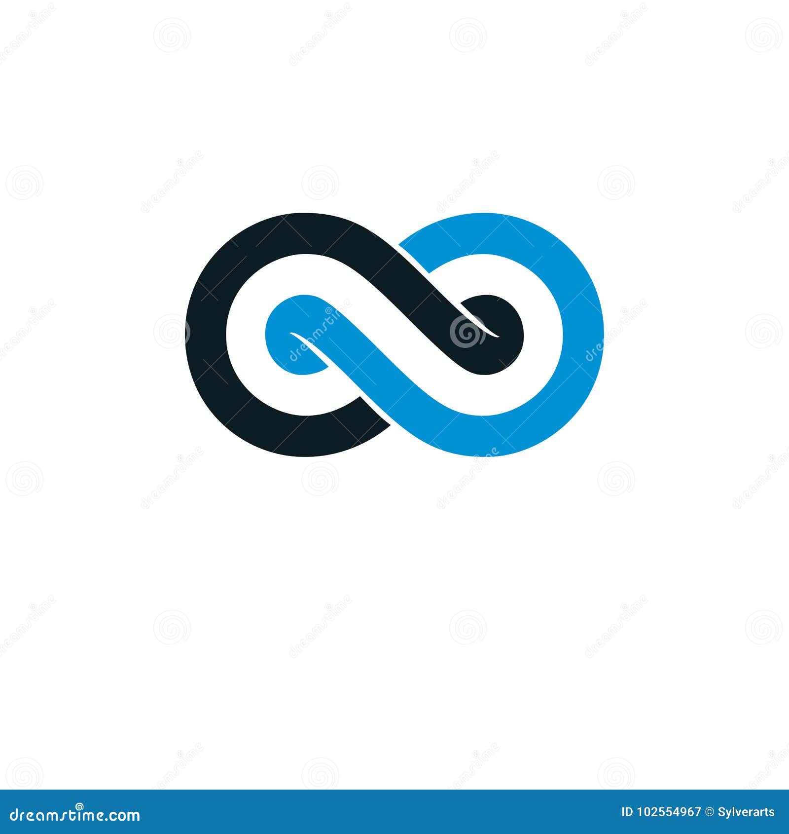 Endless Infinity Loop Conceptual Logo, Vector Special Sign. Stock ...
