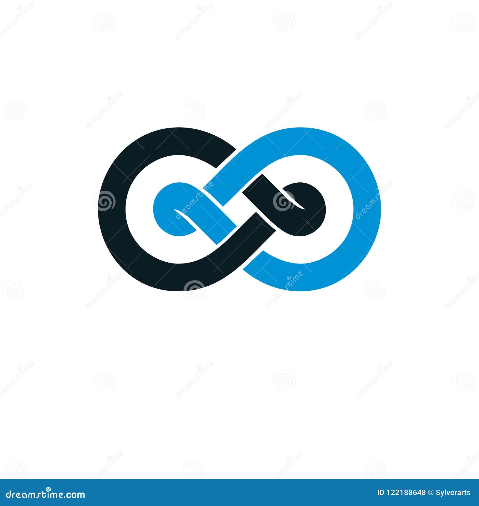 Endless Infinity Loop Conceptual Logo, Vector Special Sign. Stock ...