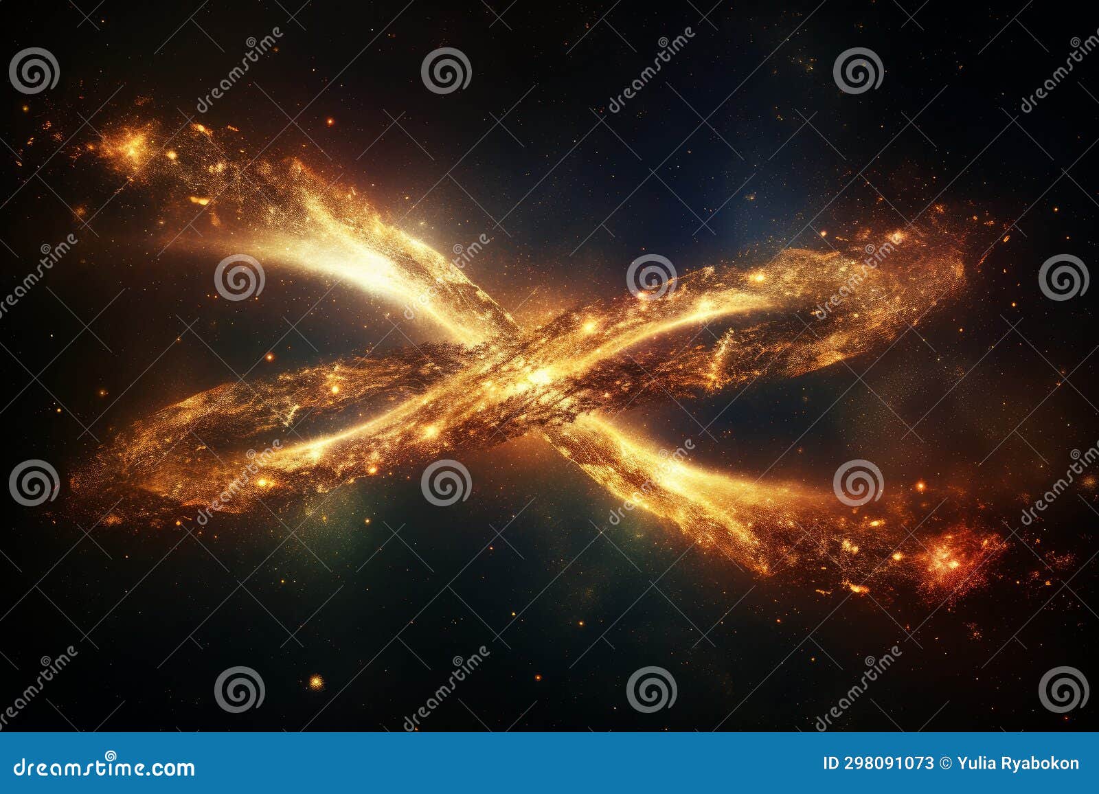 Endless Infinity Sign Universe. Generate Ai Stock Image - Image of ...