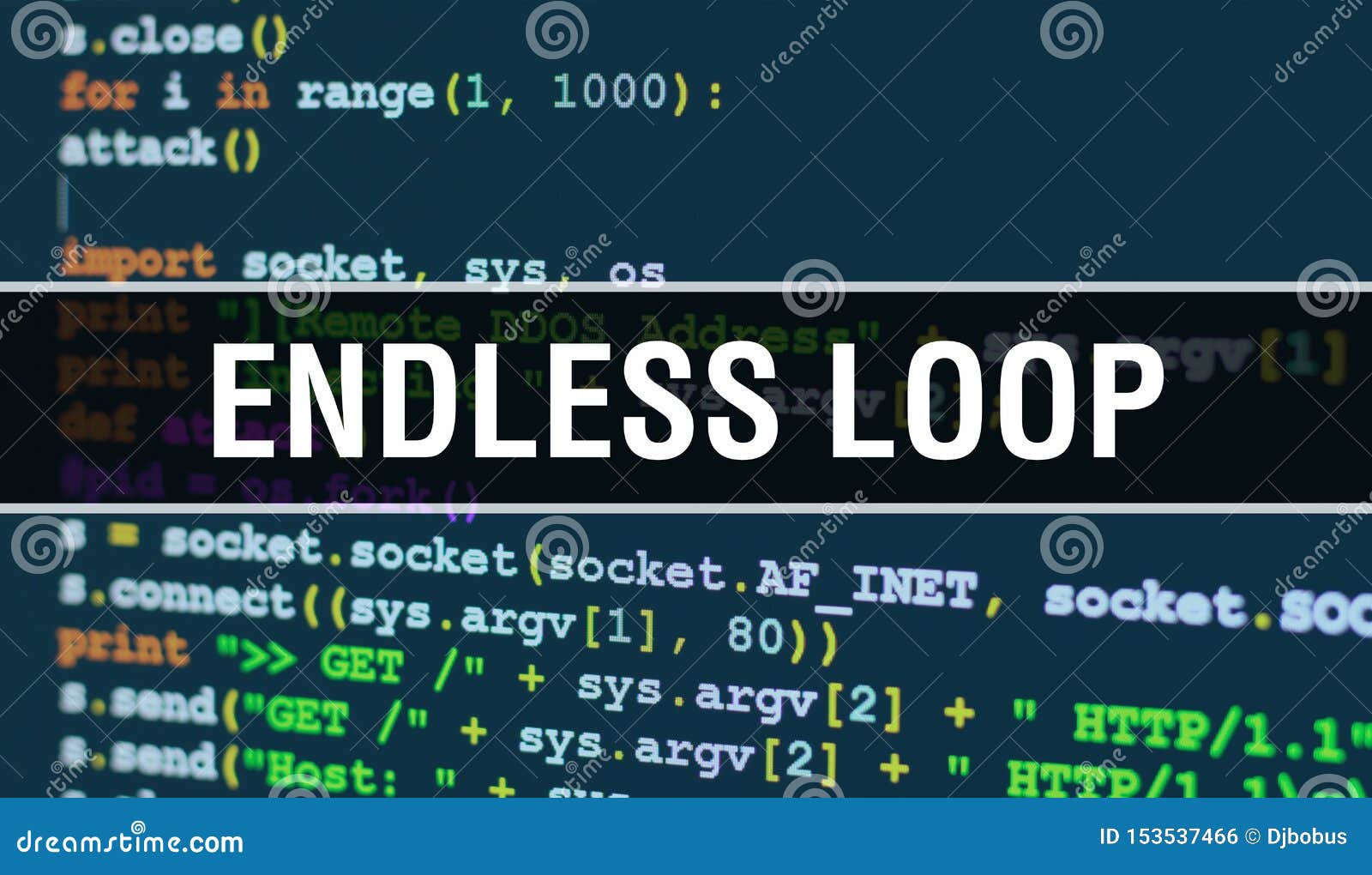 Endless Loop With Digital Java Code Text Endless Loop And Computer Software Coding Concept