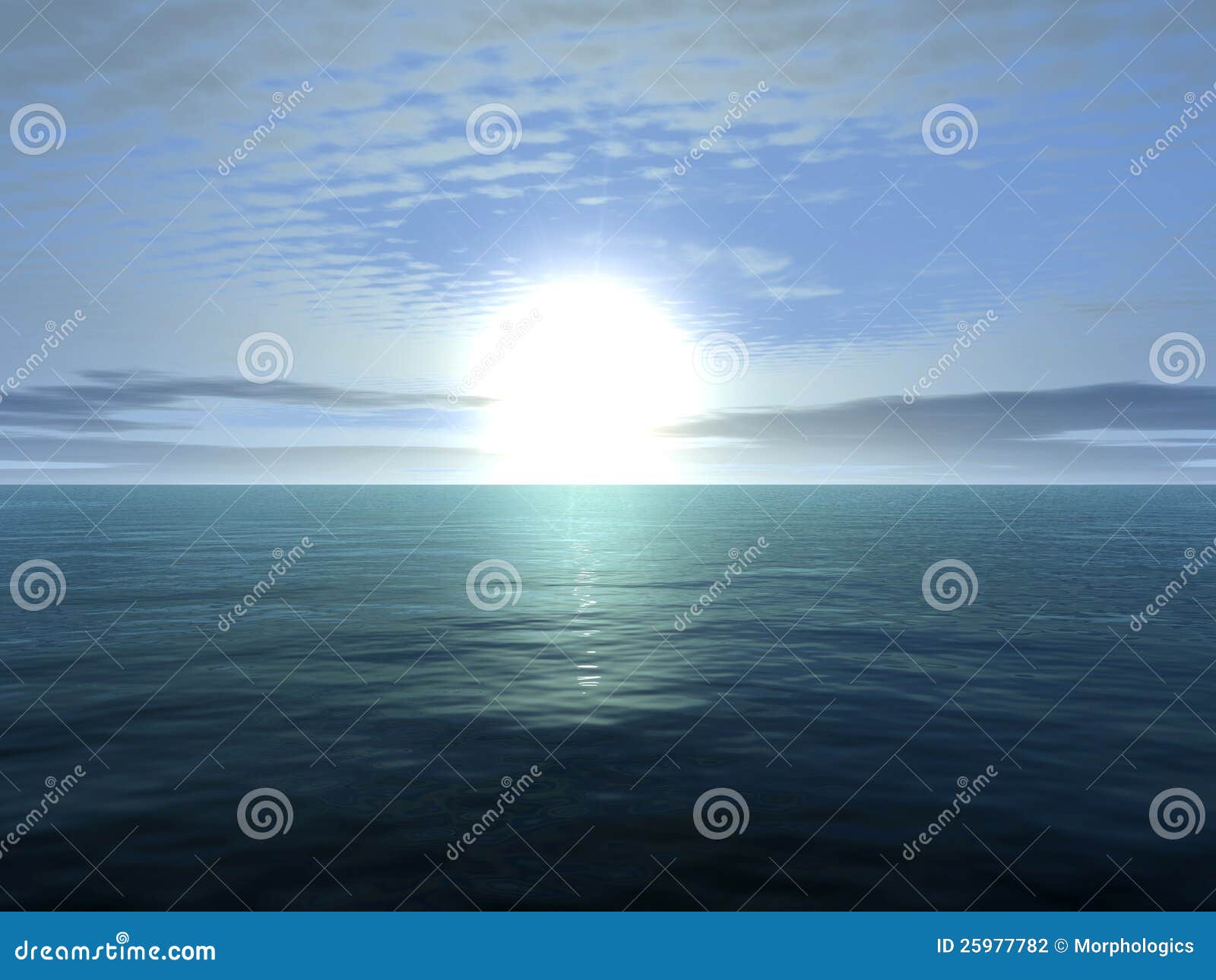 Endless ocean stock photo. Image of still, ocean, light - 25977782