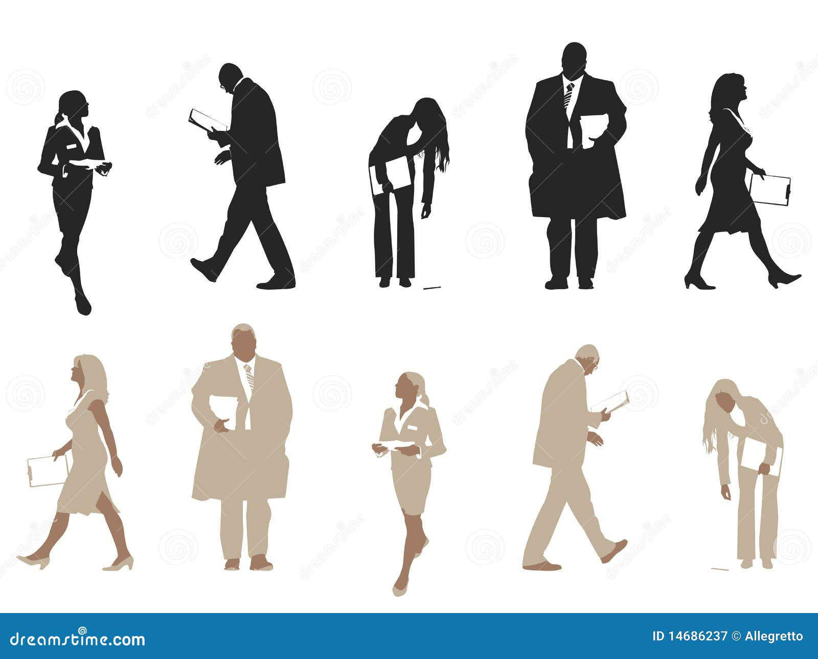 Endless Paperwork stock illustration. Illustration of career - 14686237