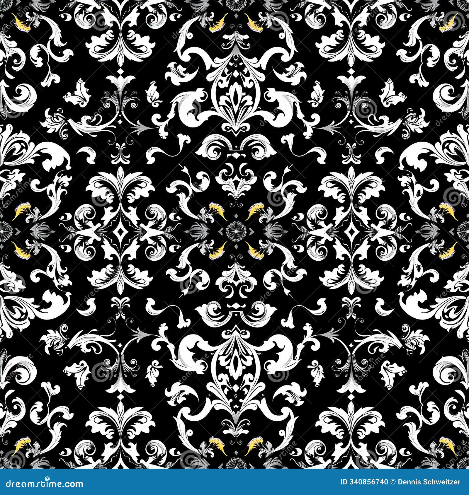 An Endless Pattern Based on Arabic, Islamic Models with a Variety of ...