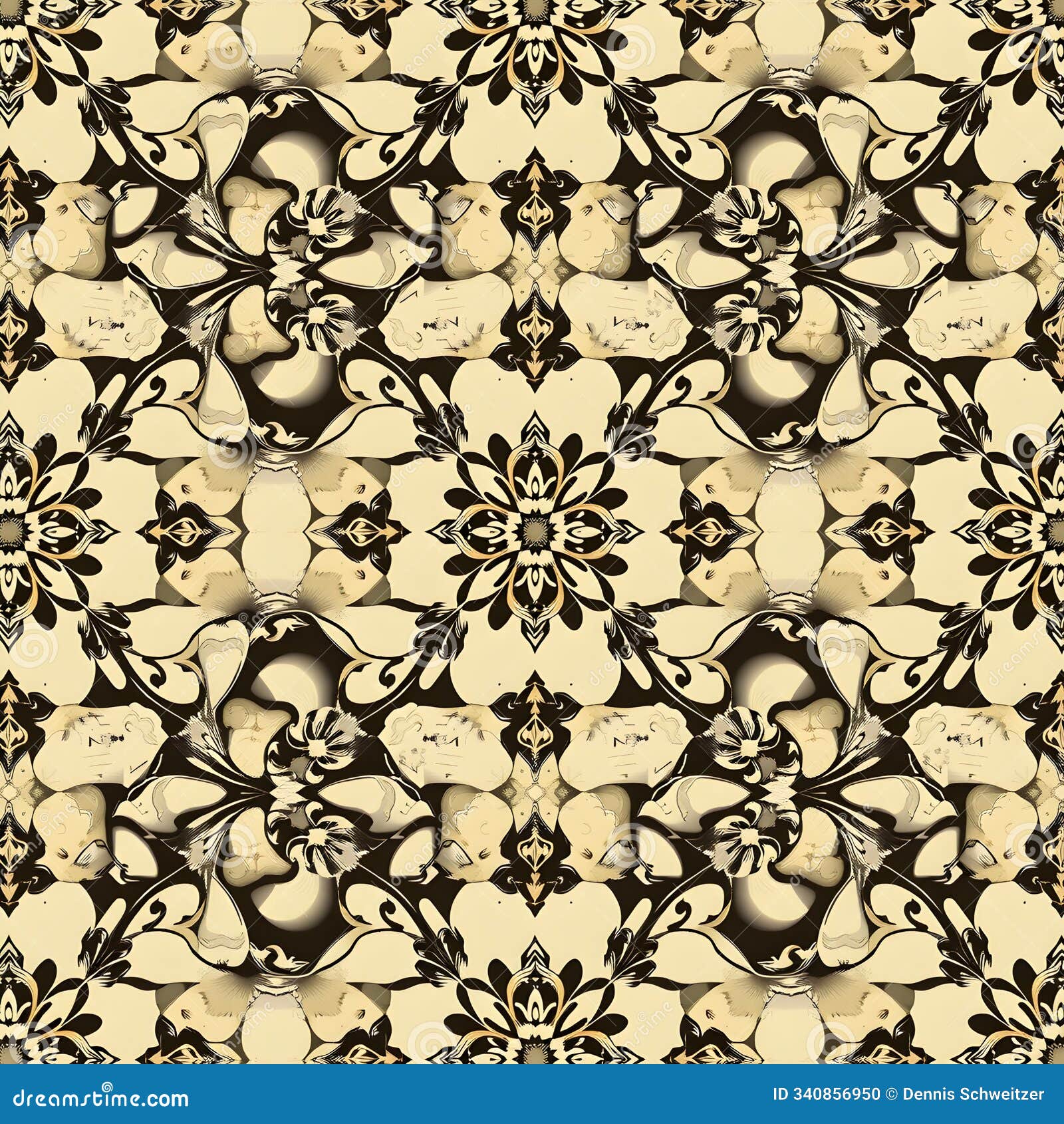 An Endless Pattern Based on Arabic, Islamic Models with a Variety of ...