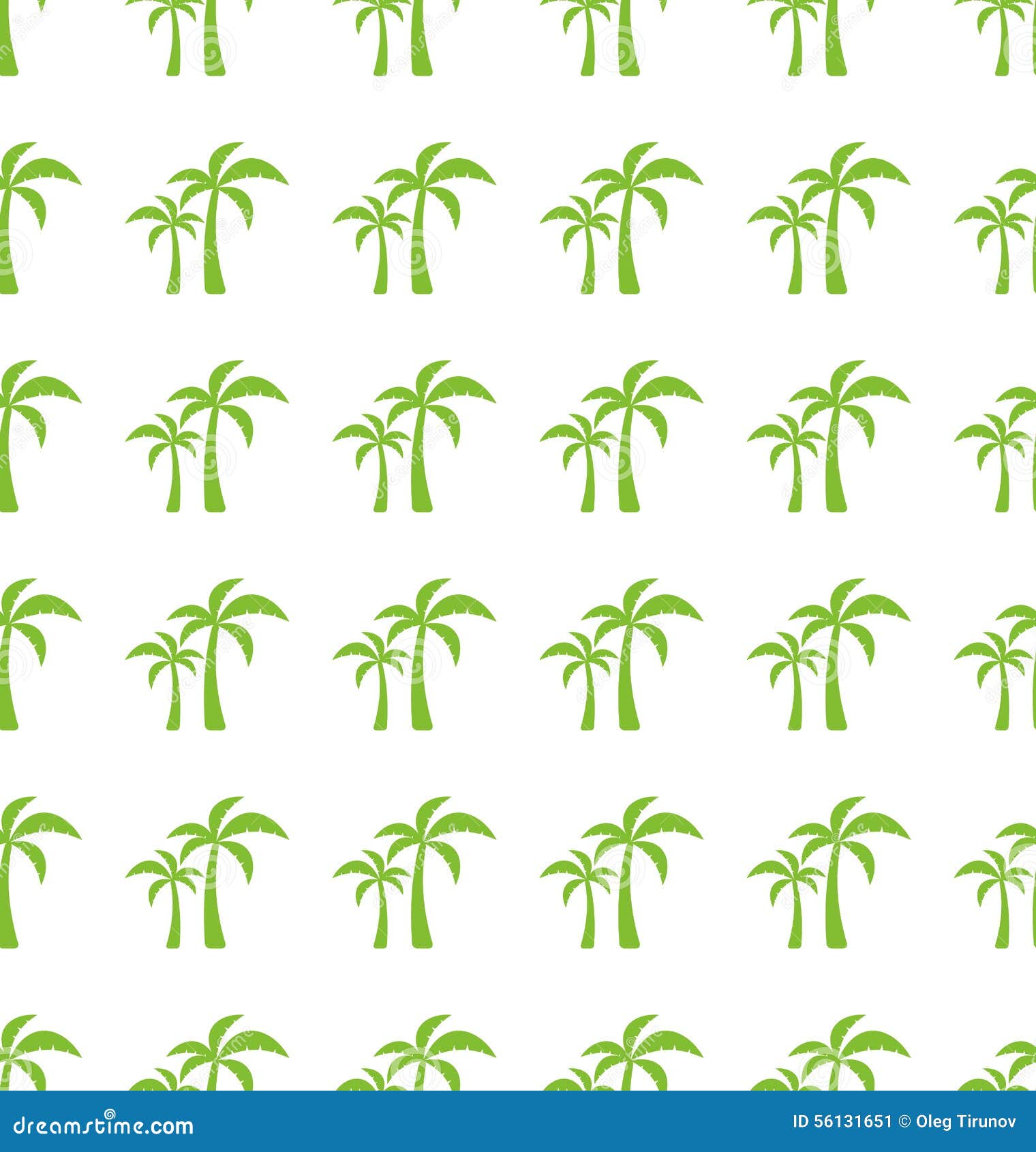 Endless Print Texture with Tropical Palm Trees Stock Vector ...