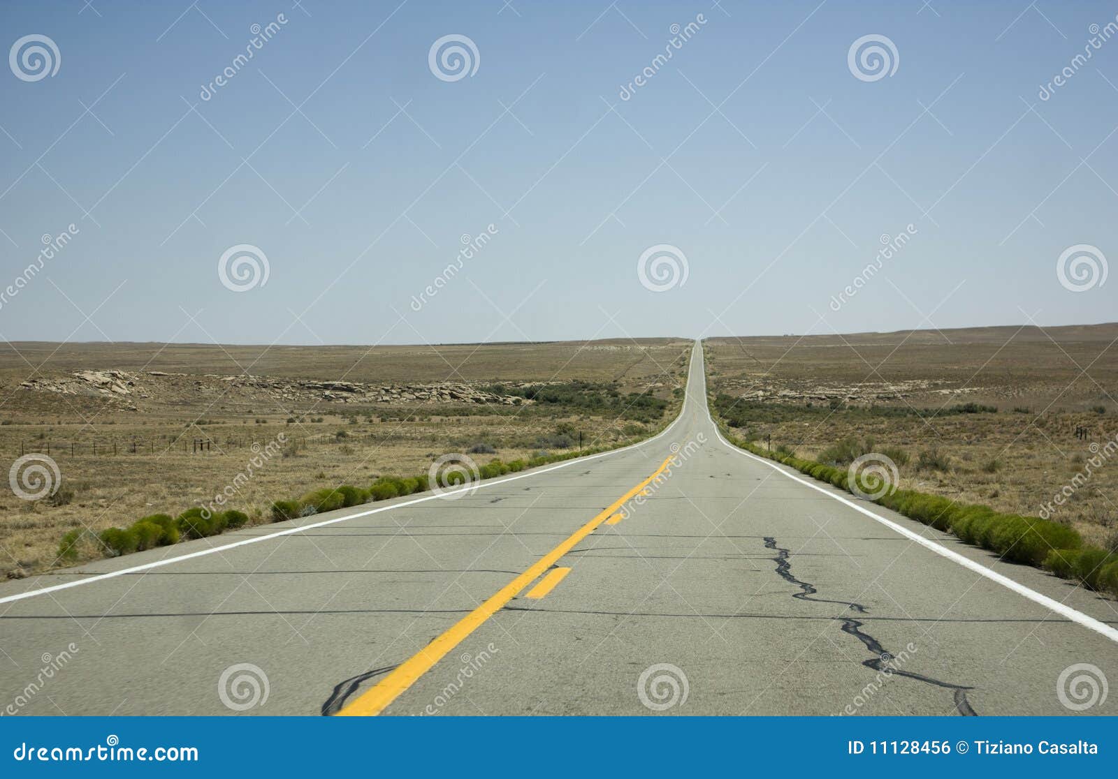 Endless road stock photo. Image of line, american, highway - 11128456