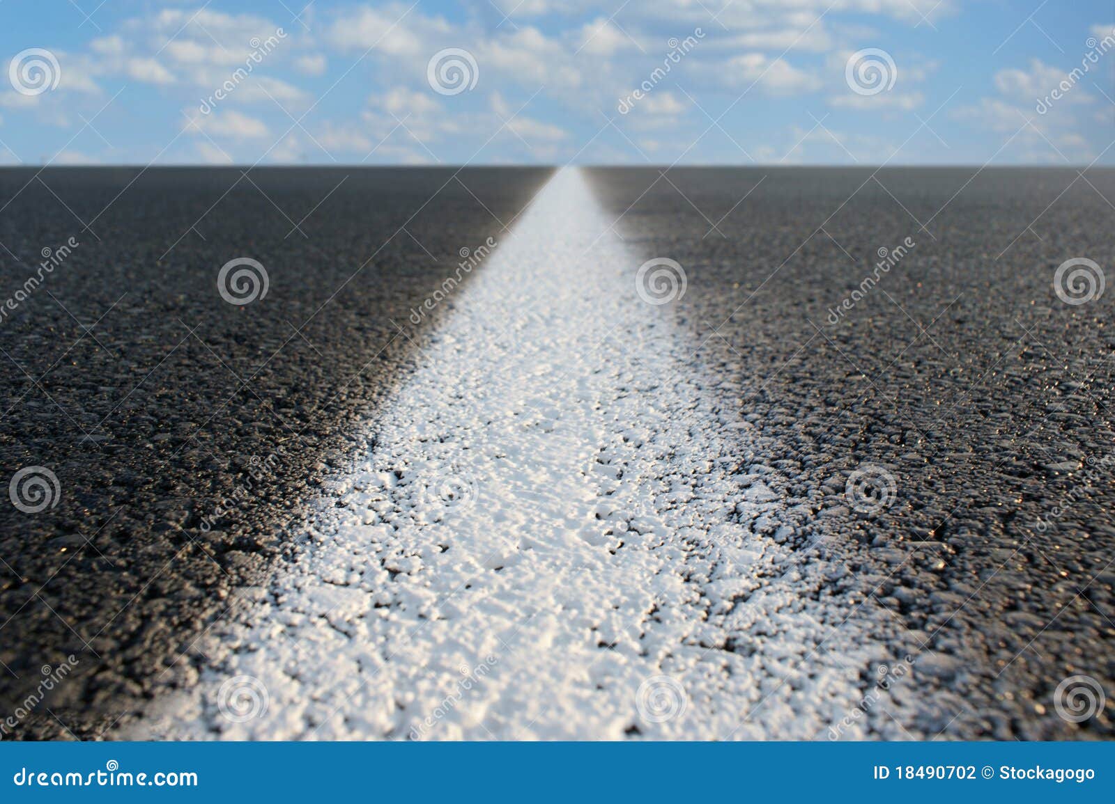 Endless Road stock photo. Image of black, road, closeup - 18490702