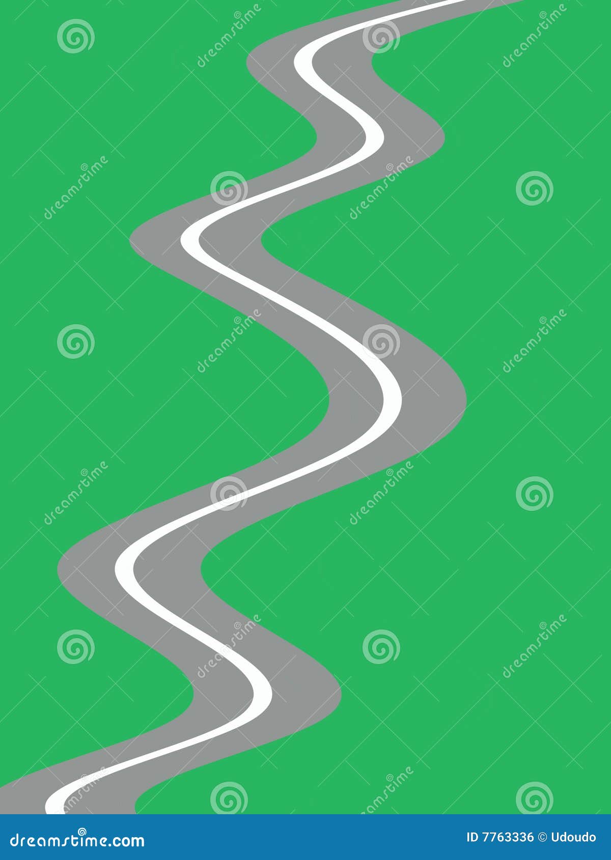 Endless road stock illustration. Illustration of transport - 7763336