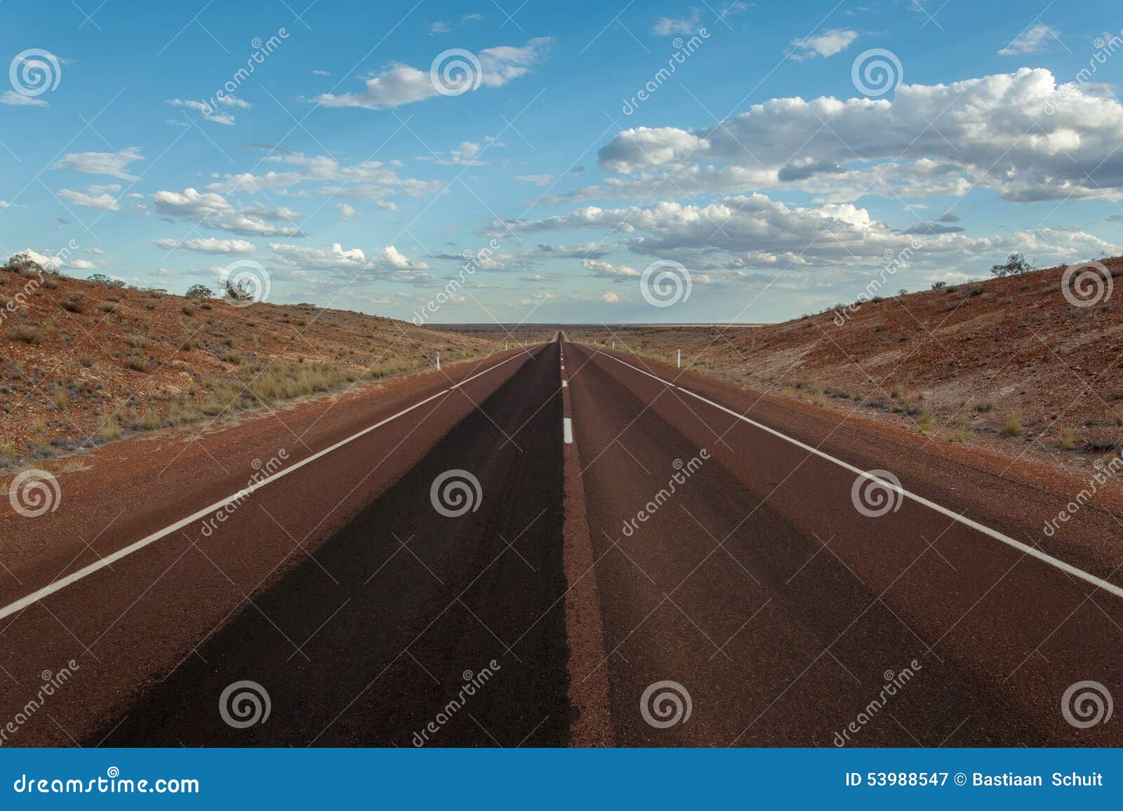 Endless road stock image. Image of deserted, earth, point - 53988547