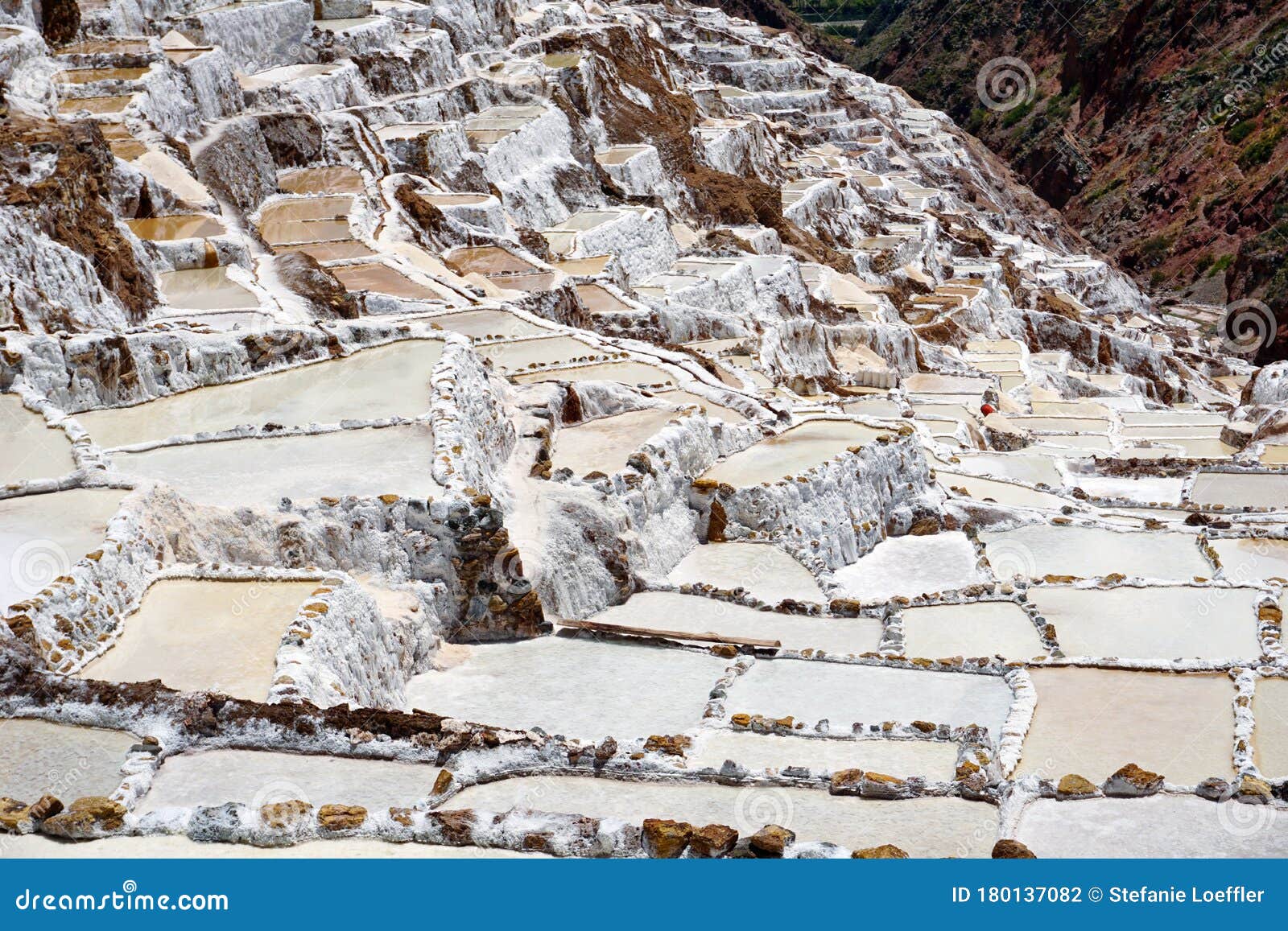 Endless Salt Pools of Maras, Peru Stock Photo - Image of industry ...