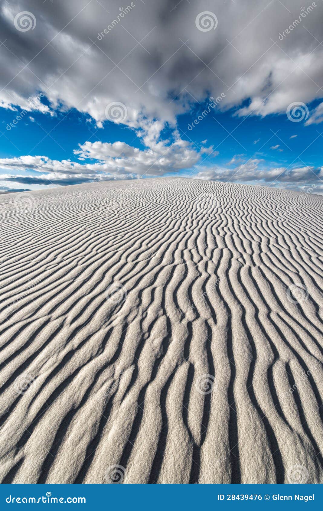 Endless sand ripples stock photo. Image of clouds, dunes - 28439476