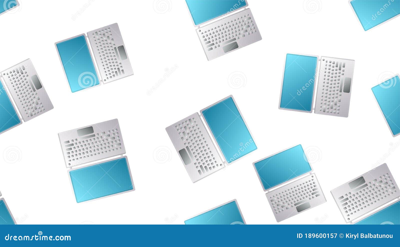 Endless Seamless Pattern of Beautiful Digital Virtual Virtual Modern ...