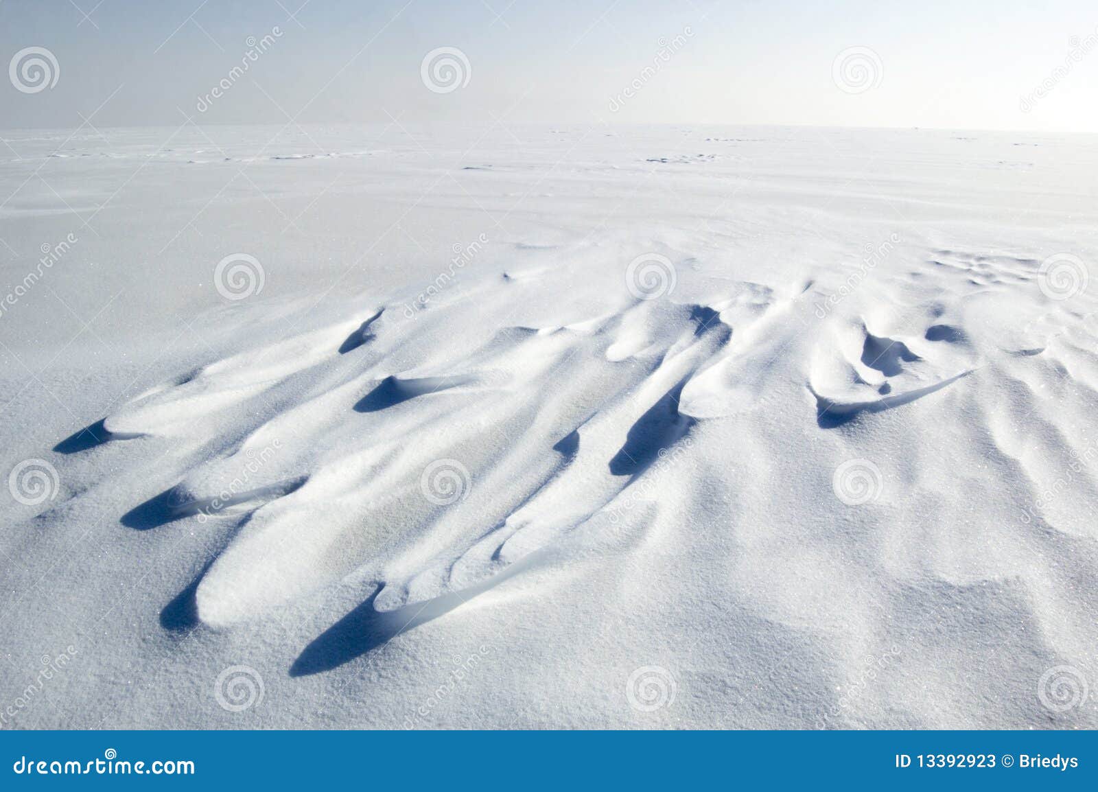 Endless snowfield stock image. Image of crystal, panoramic - 13392923