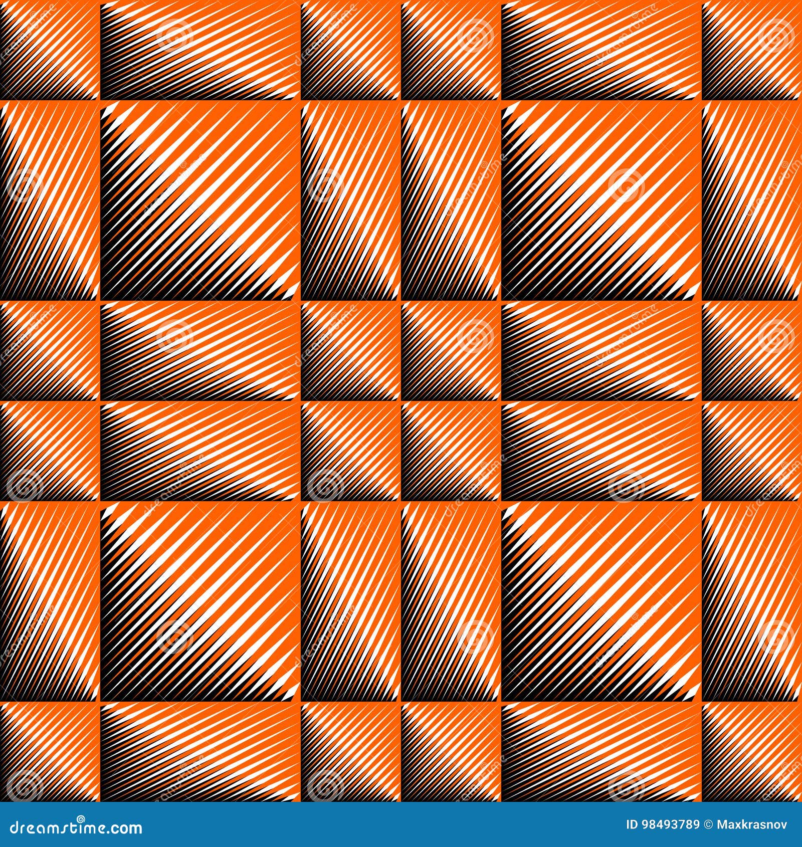 Endless Square Background. Abstract Stripe Pattern Stock Vector ...