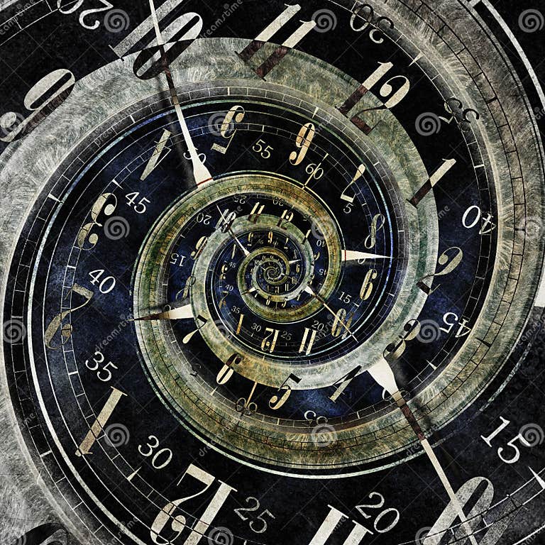 Endless Time Concept stock illustration. Illustration of abstraction ...