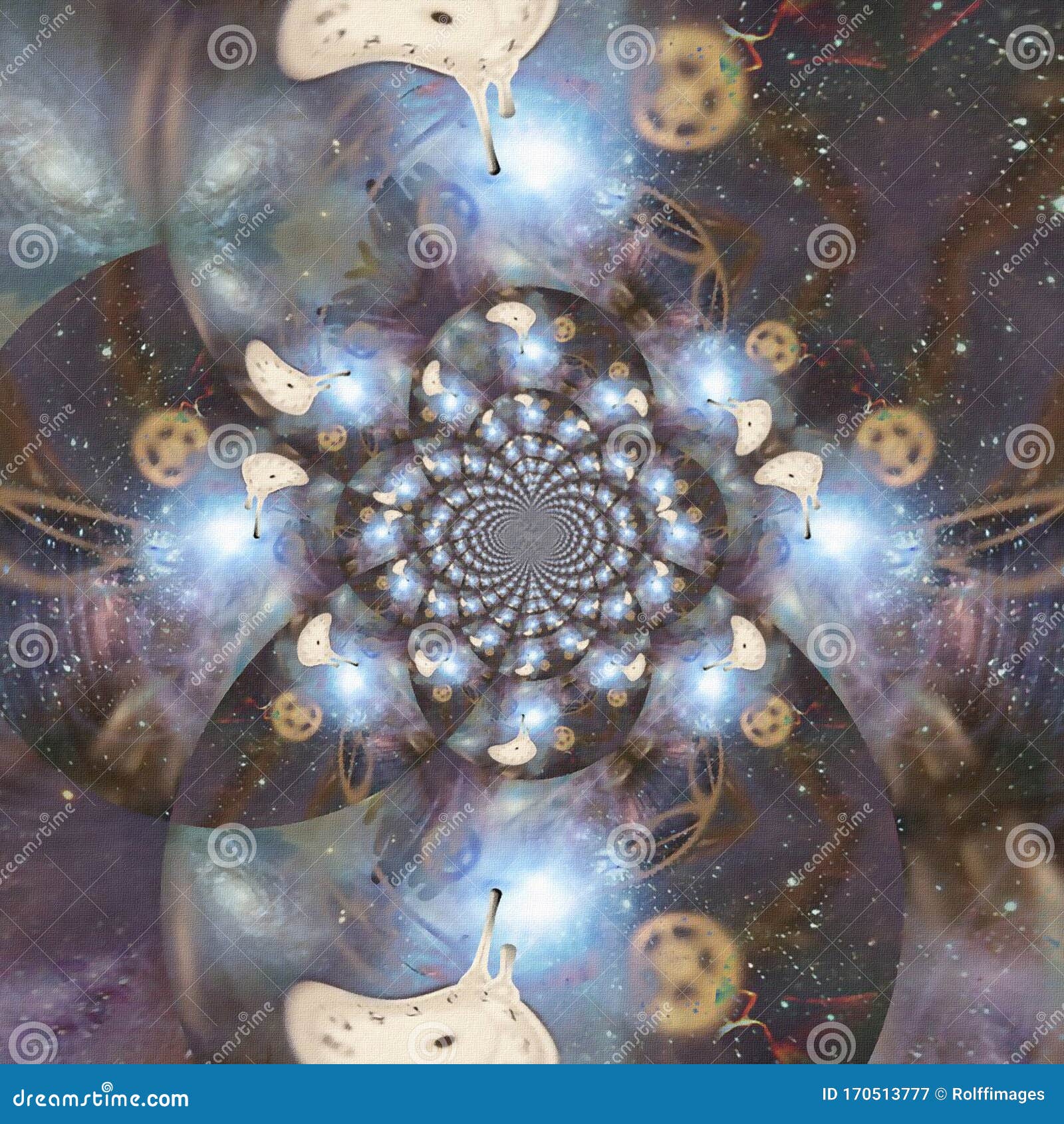 Endless time stock illustration. Illustration of illusion - 170513777