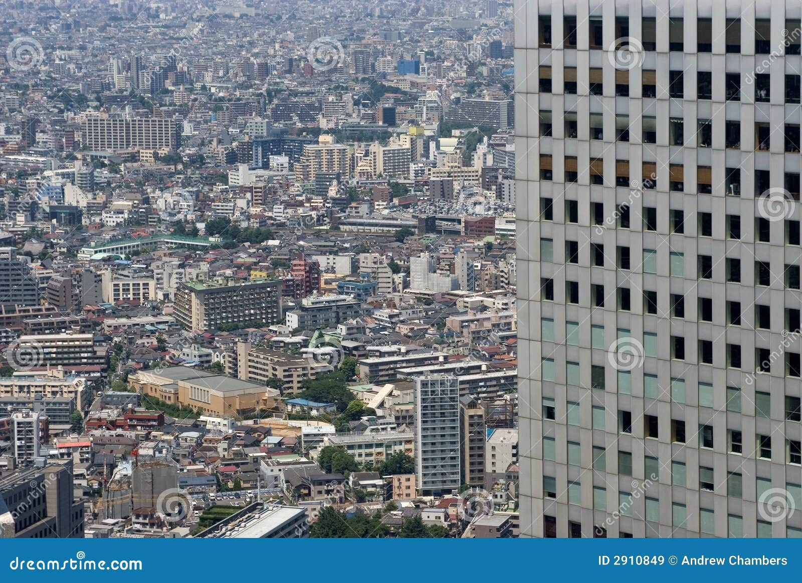 Endless Tokyo Sprawl stock image. Image of homes, population - 2910849