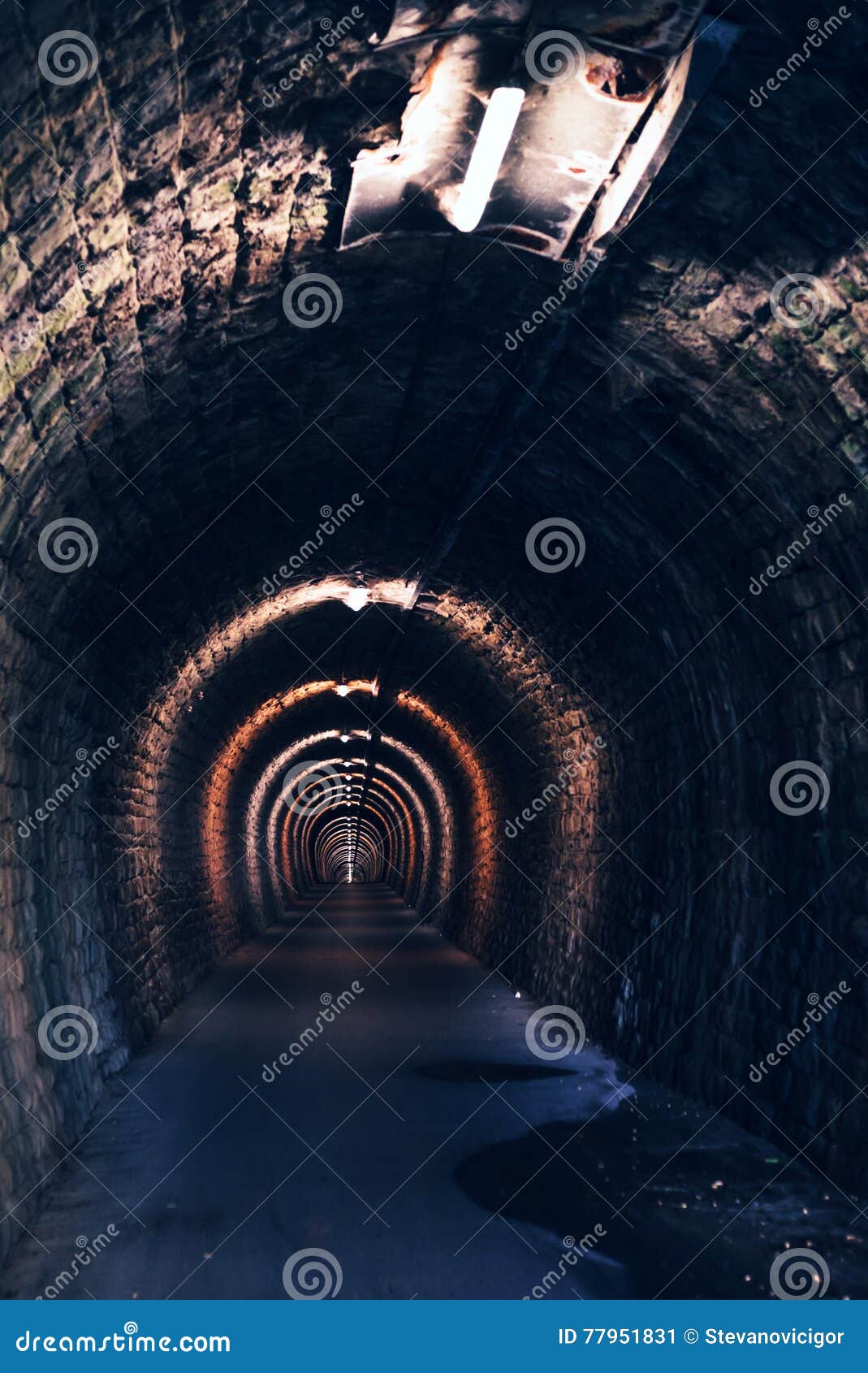 Endless Tunnel As Abstract Background Stock Image - Image of concept ...